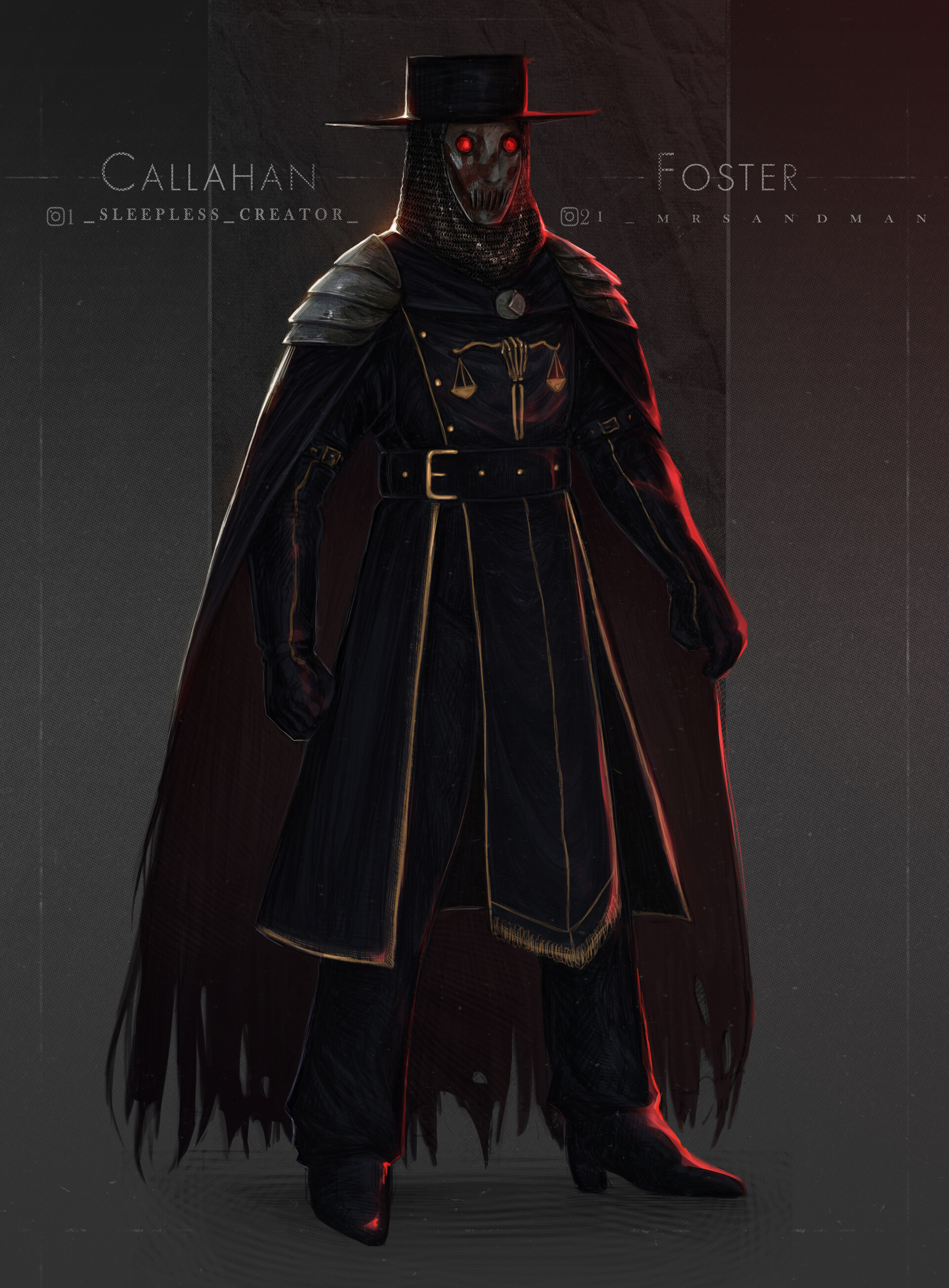 ArtStation - Callahan Foster: D&D character REDESIGN