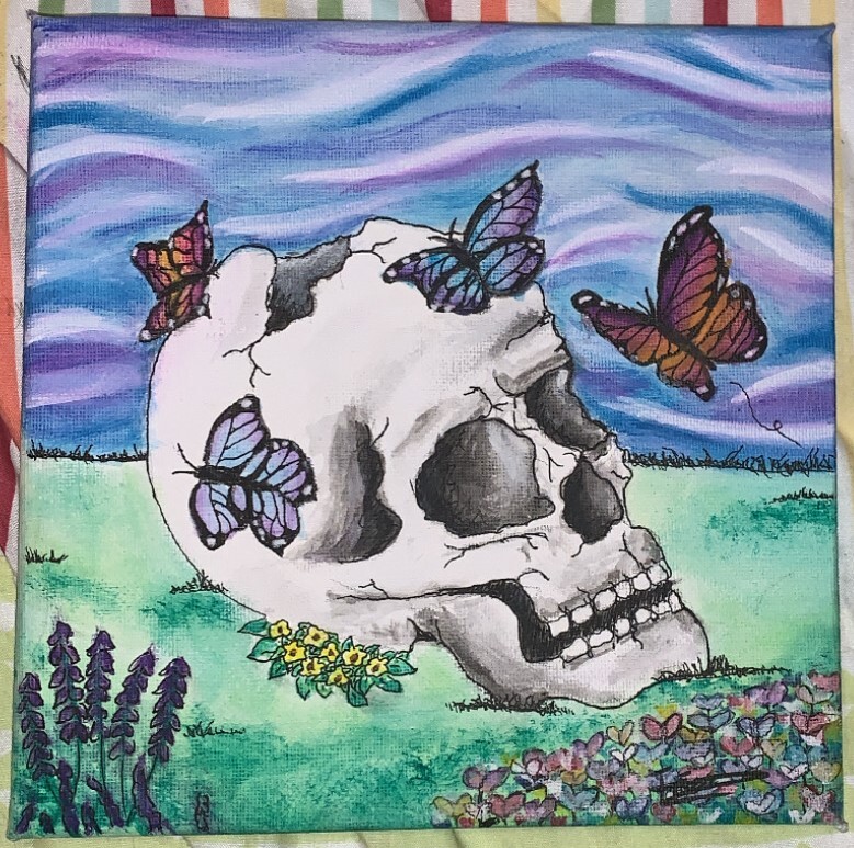 ArtStation - Skull Painting