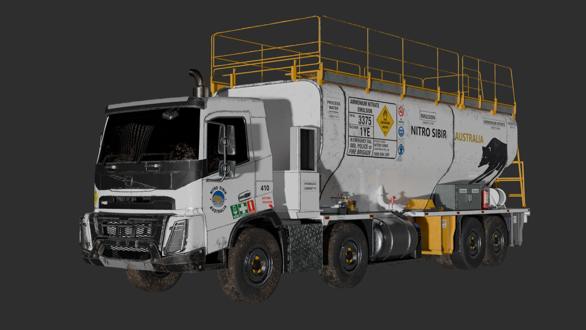 ArtStation - MPU Mining Boom truck