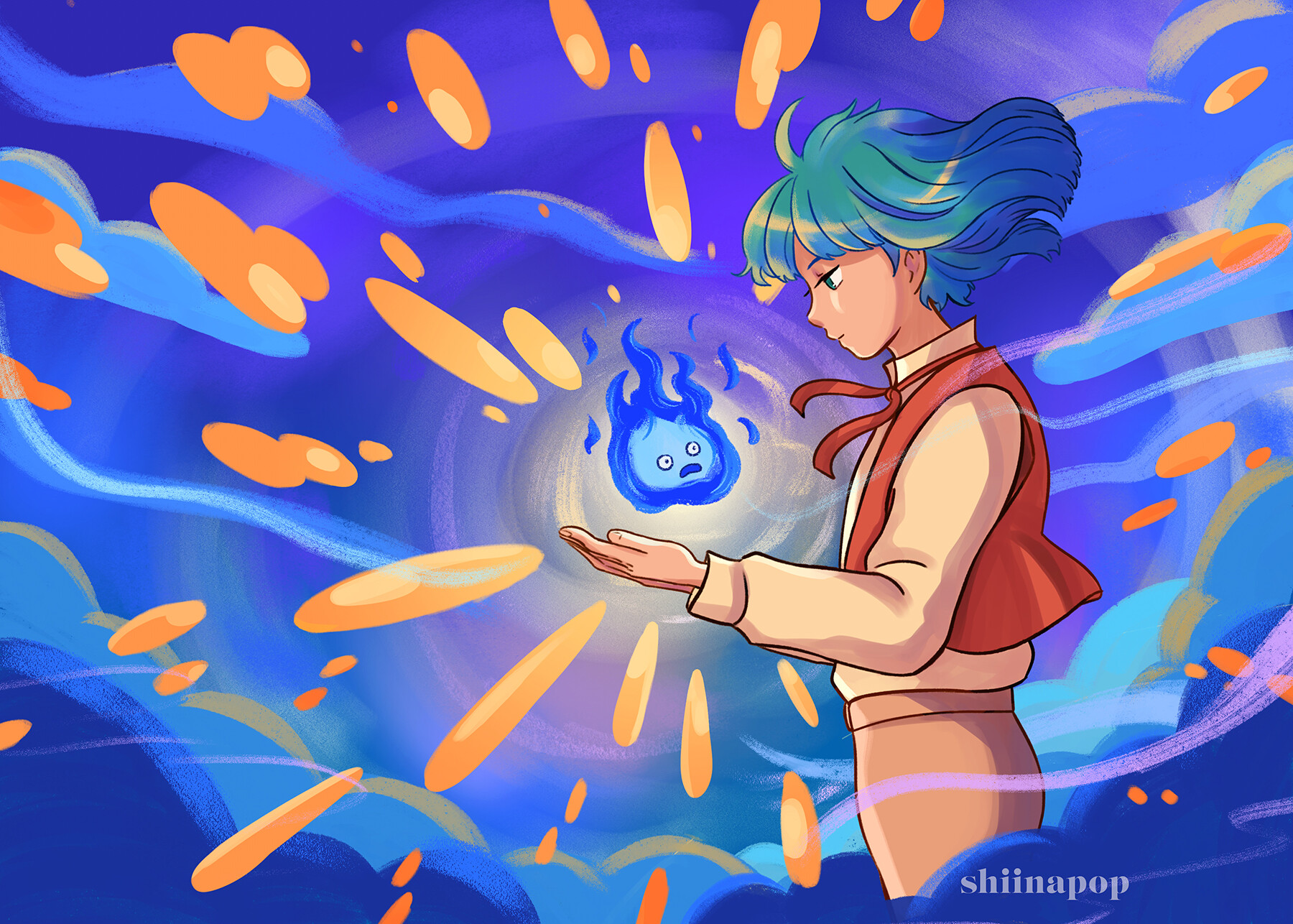 ArtStation - Blue Flame