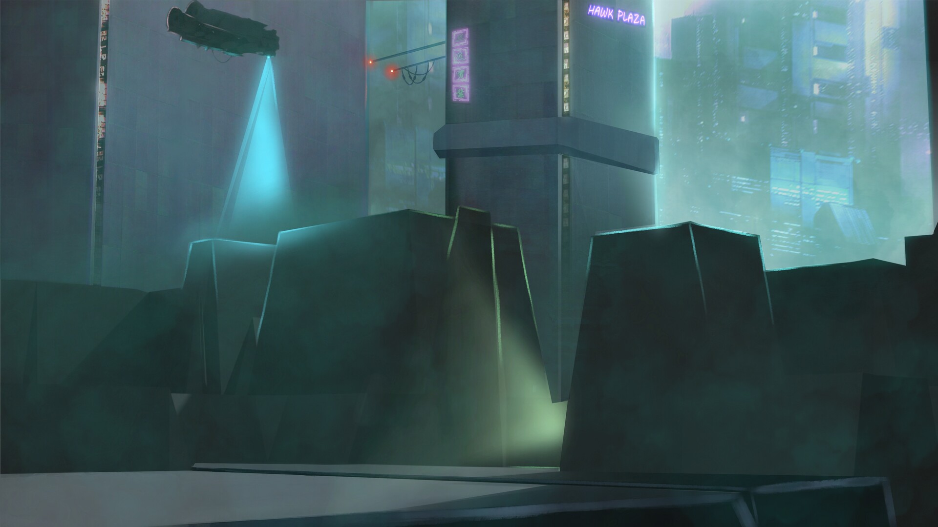 ArtStation - Cyberpunk Environment Concept Art