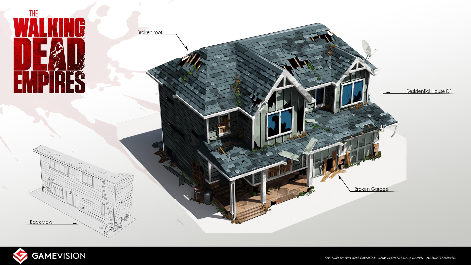 ArtStation - TWDE - Residential Houses D