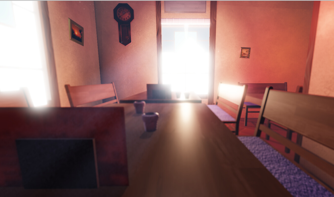 ArtStation - Stylized Cafe Scene (From Hyouka)