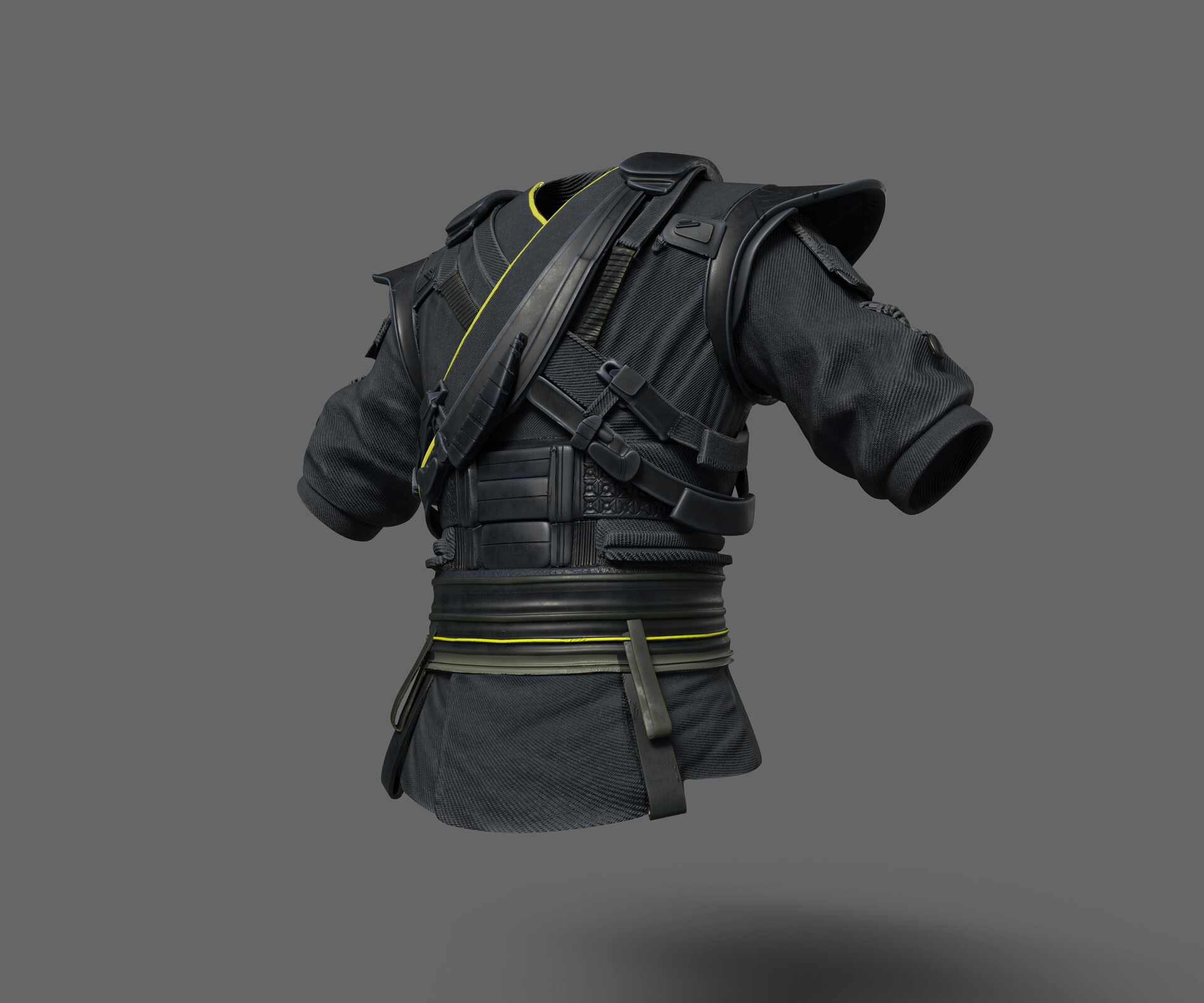 ArtStation - Leather & Fabric Armor Vest