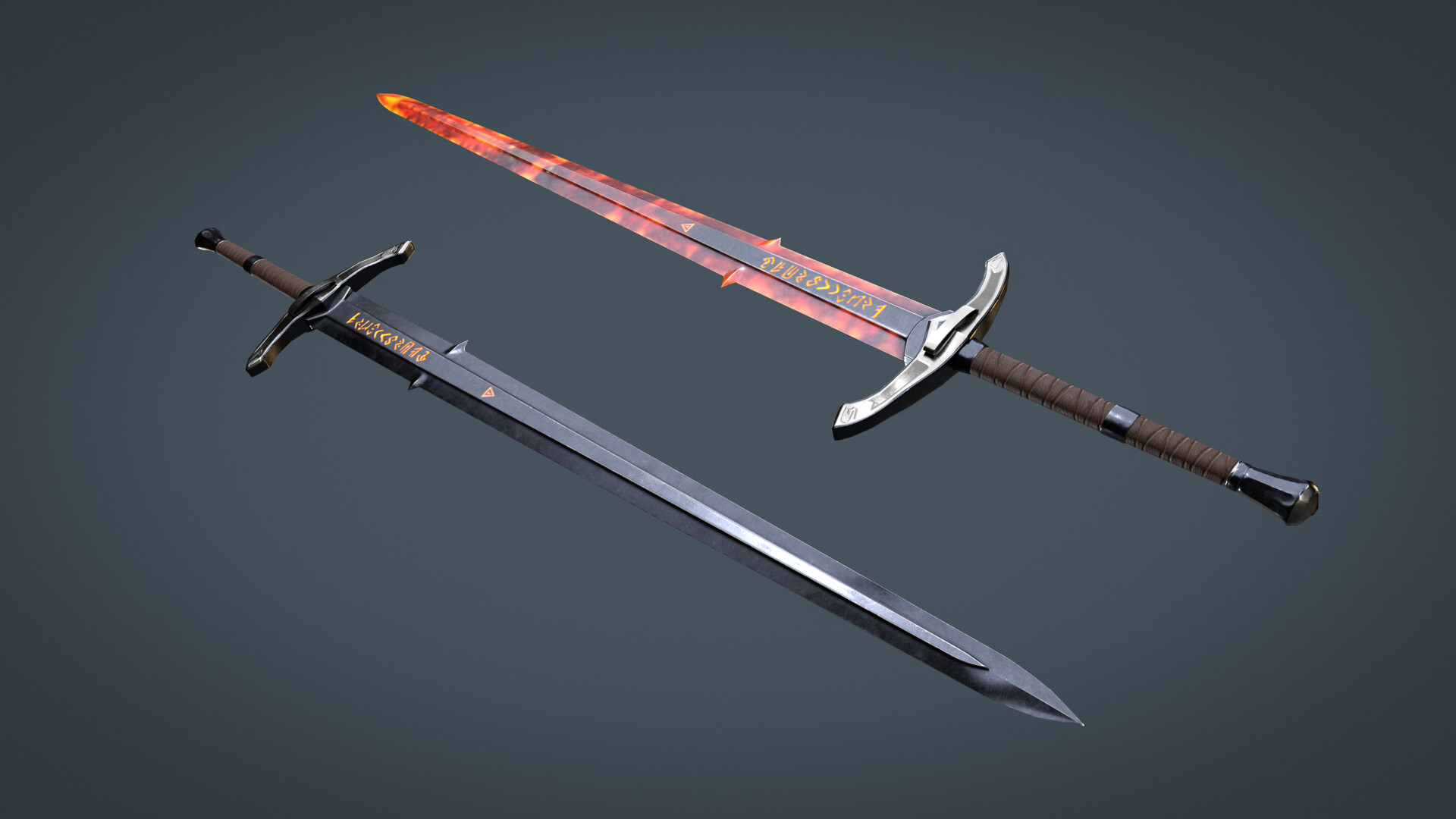 ArtStation - Assets: Fantasy Swords