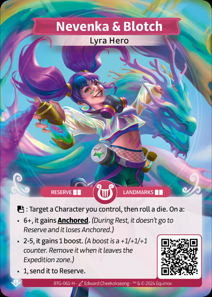 Altered TCG - Altered - Hero Card Ilustration - Navenka & Blotch