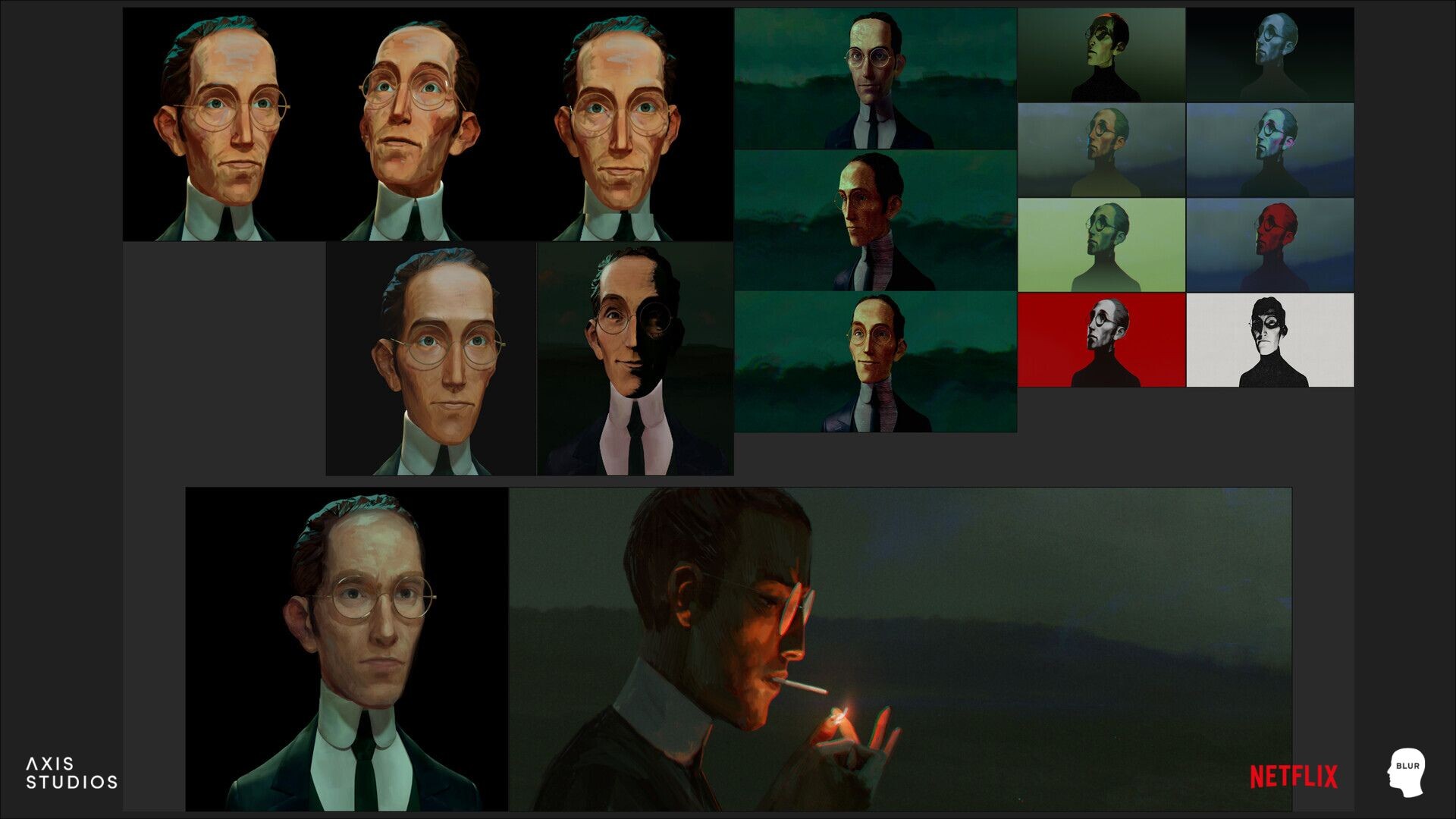 Axis Studios - Love, Death, and Robots: The Tall Grass- Characters