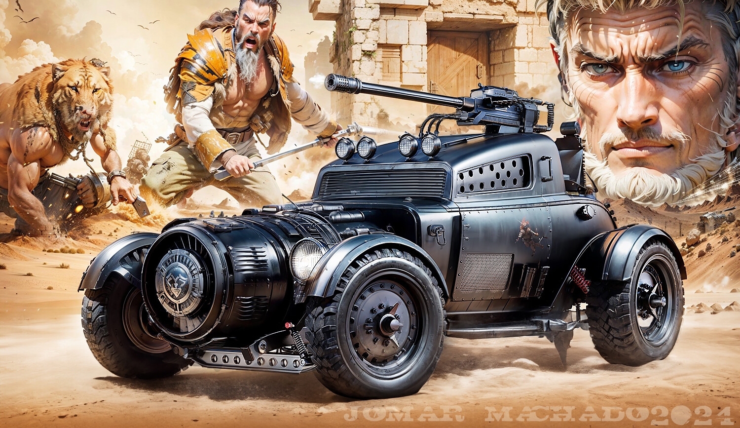 ArtStation - Cars in Battles...