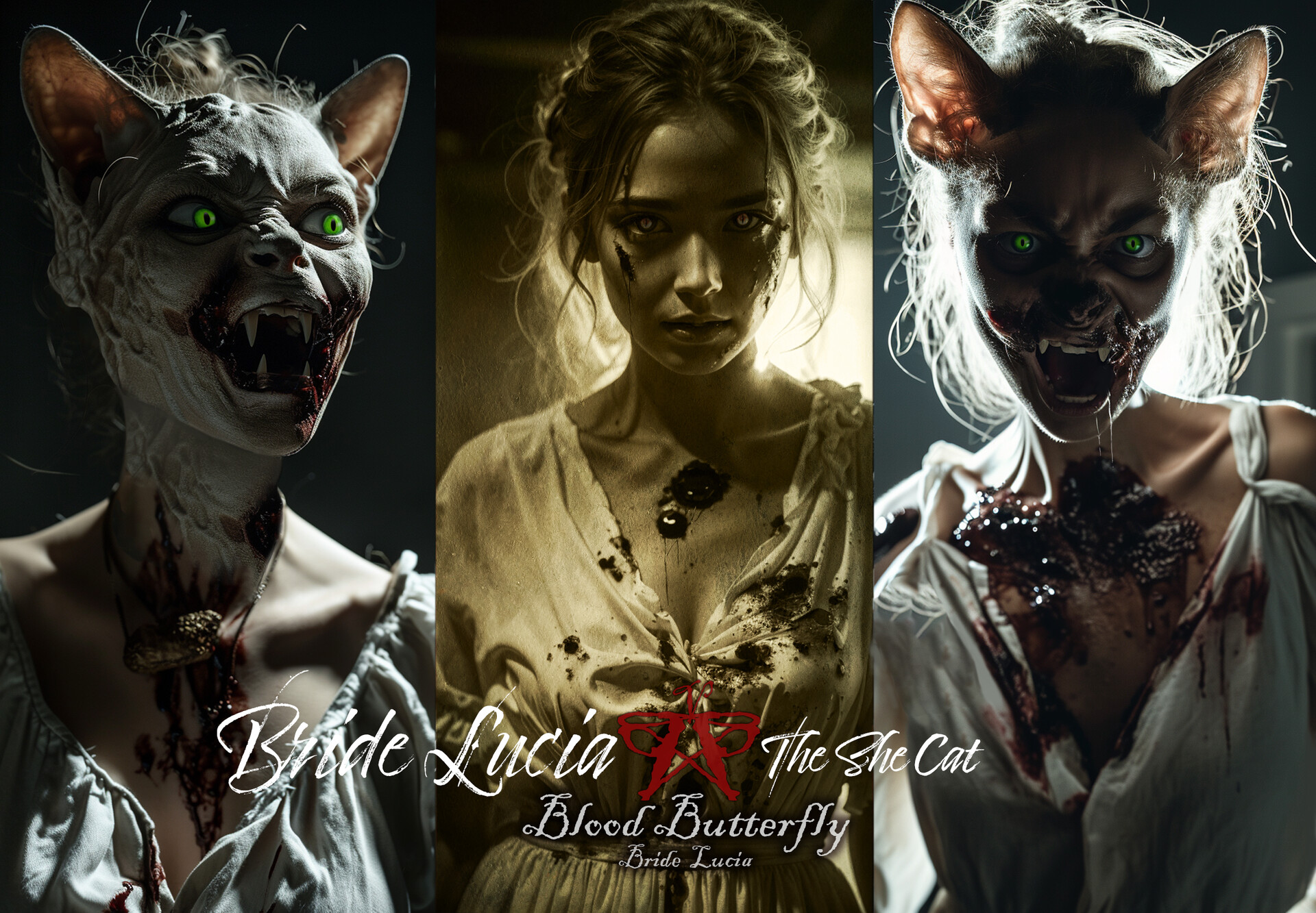 D. Murphy - Character Illustrations for Art Series Blood Butterfly