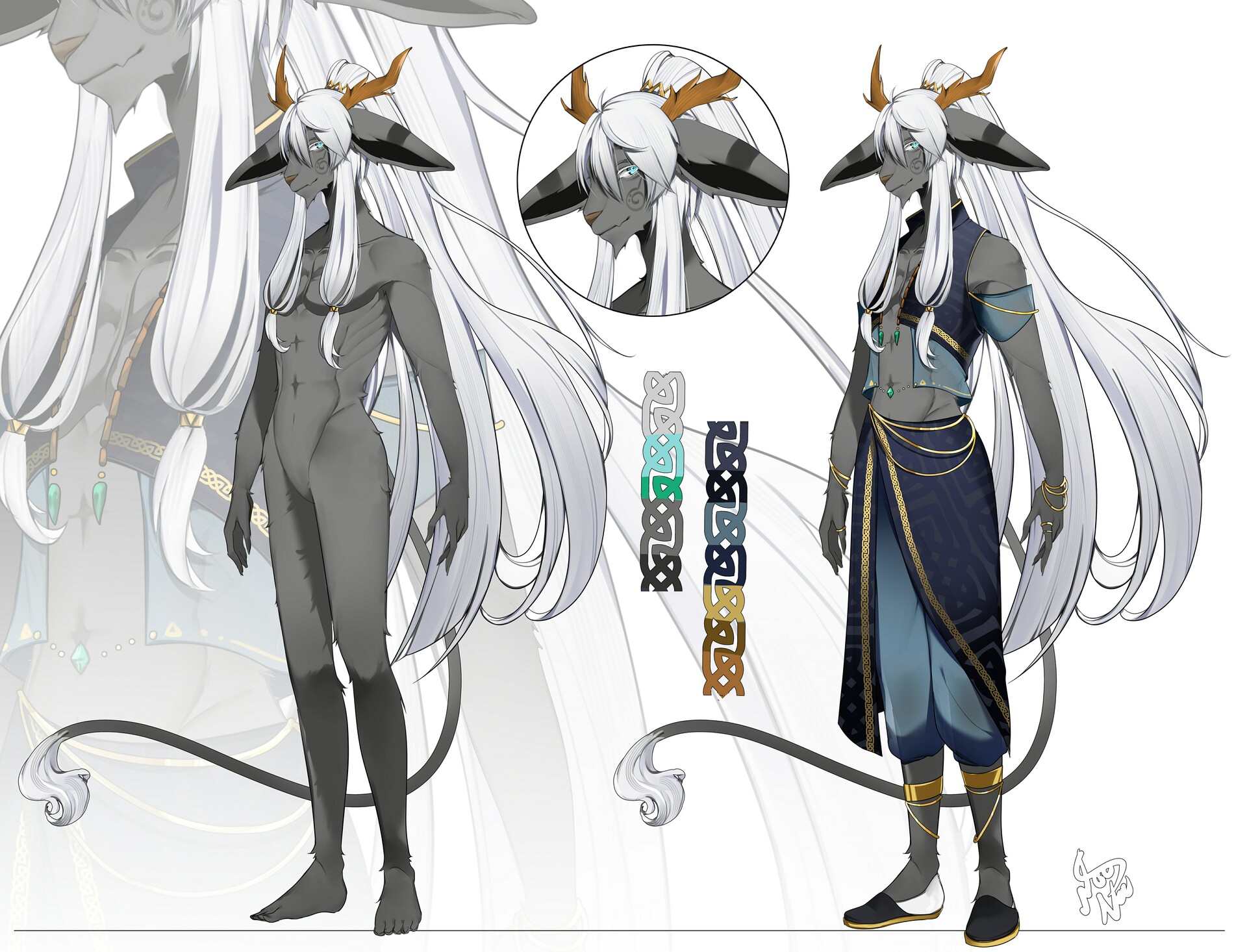 ArtStation - (COMM) Simple Ref Sheet