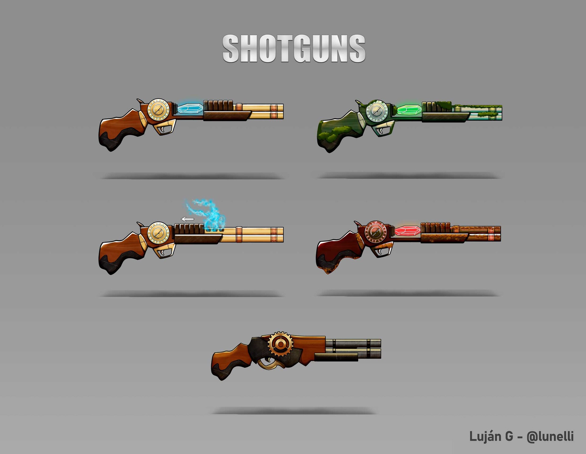 ArtStation - Shotgun Prop Design