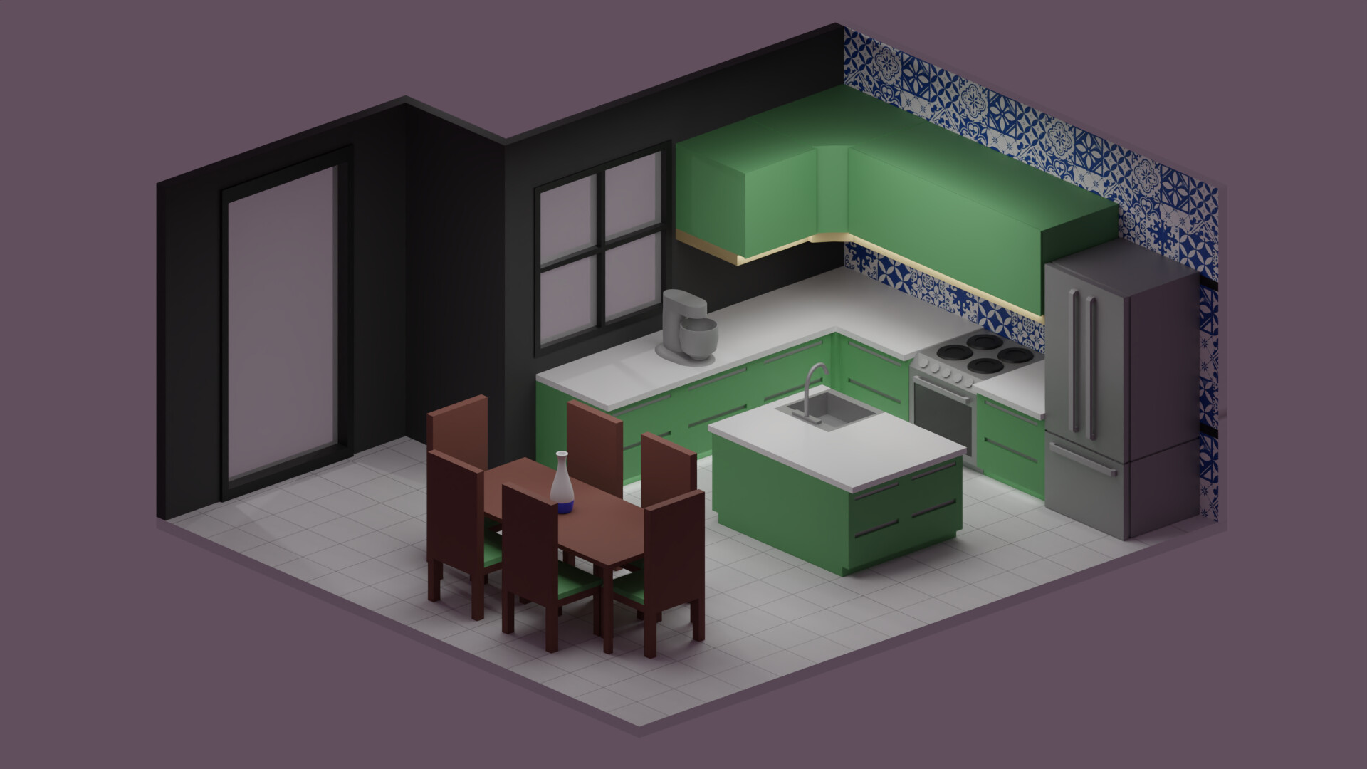 ArtStation - 3D Modeling - Simple rooms