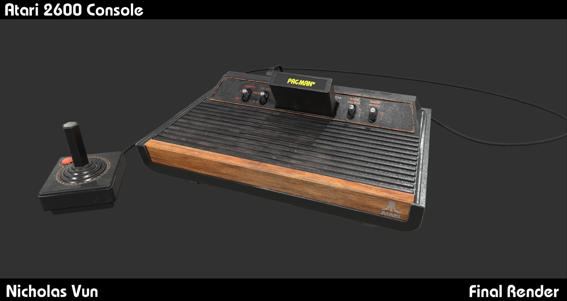 ArtStation - Atari 2600 Console