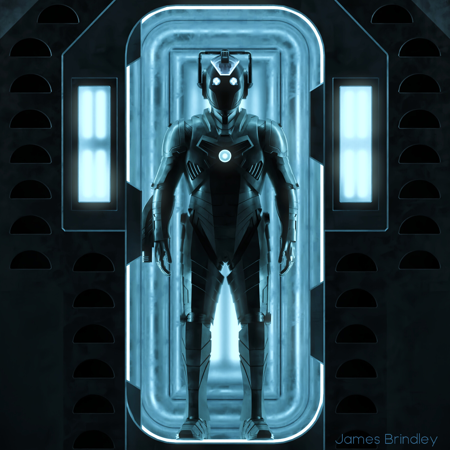 ArtStation - Cyberman Leader - Nightmare in Sliver