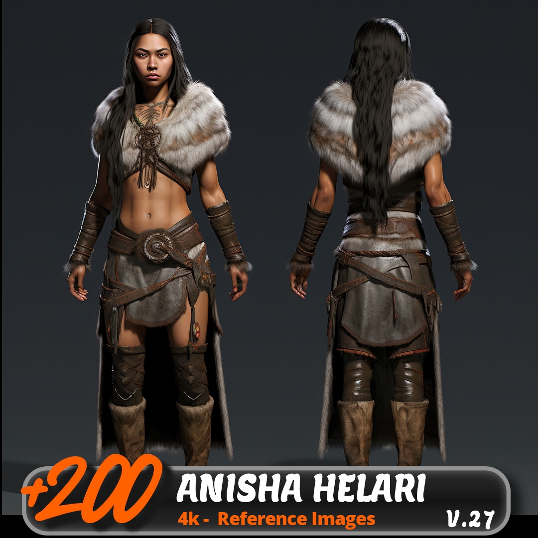 ArtStation - ANISHA HELARI VOL. 27/ 4K/ Reference Image