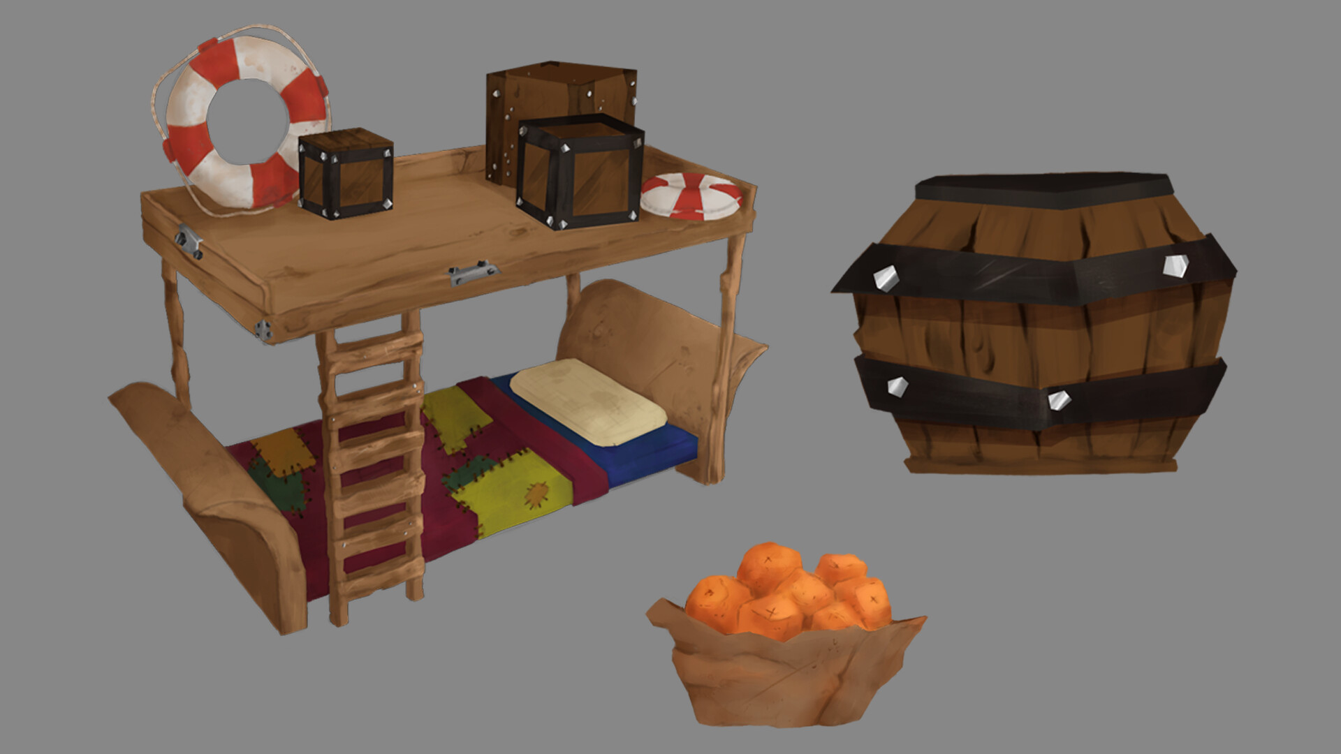 ArtStation - Colored Props