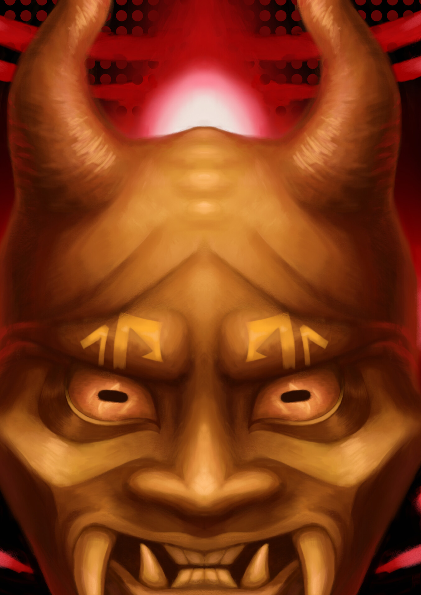 ArtStation - Japan mask illustrations