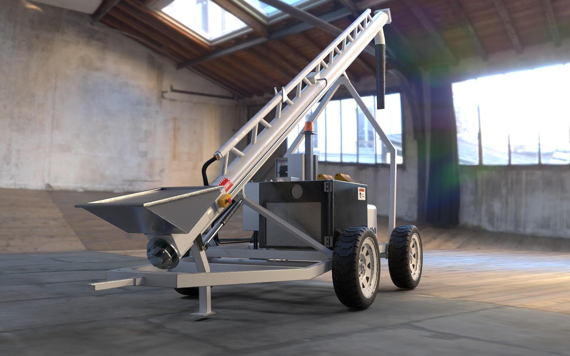 ArtStation - Mining Mobile Auger