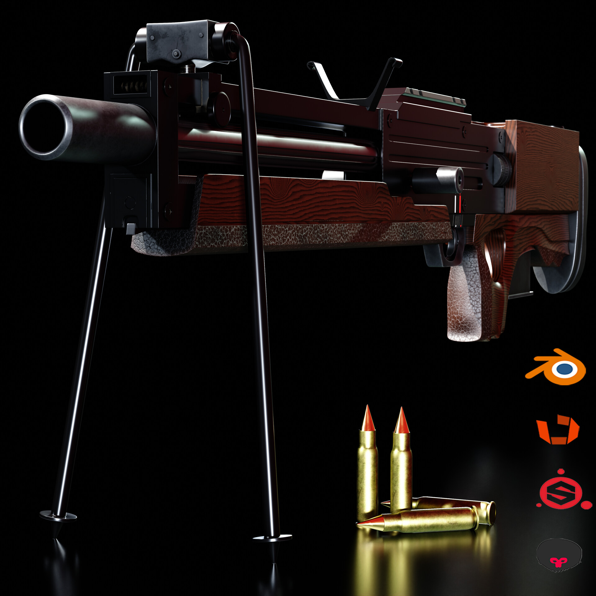 ArtStation - Sniper Rifle WA2000