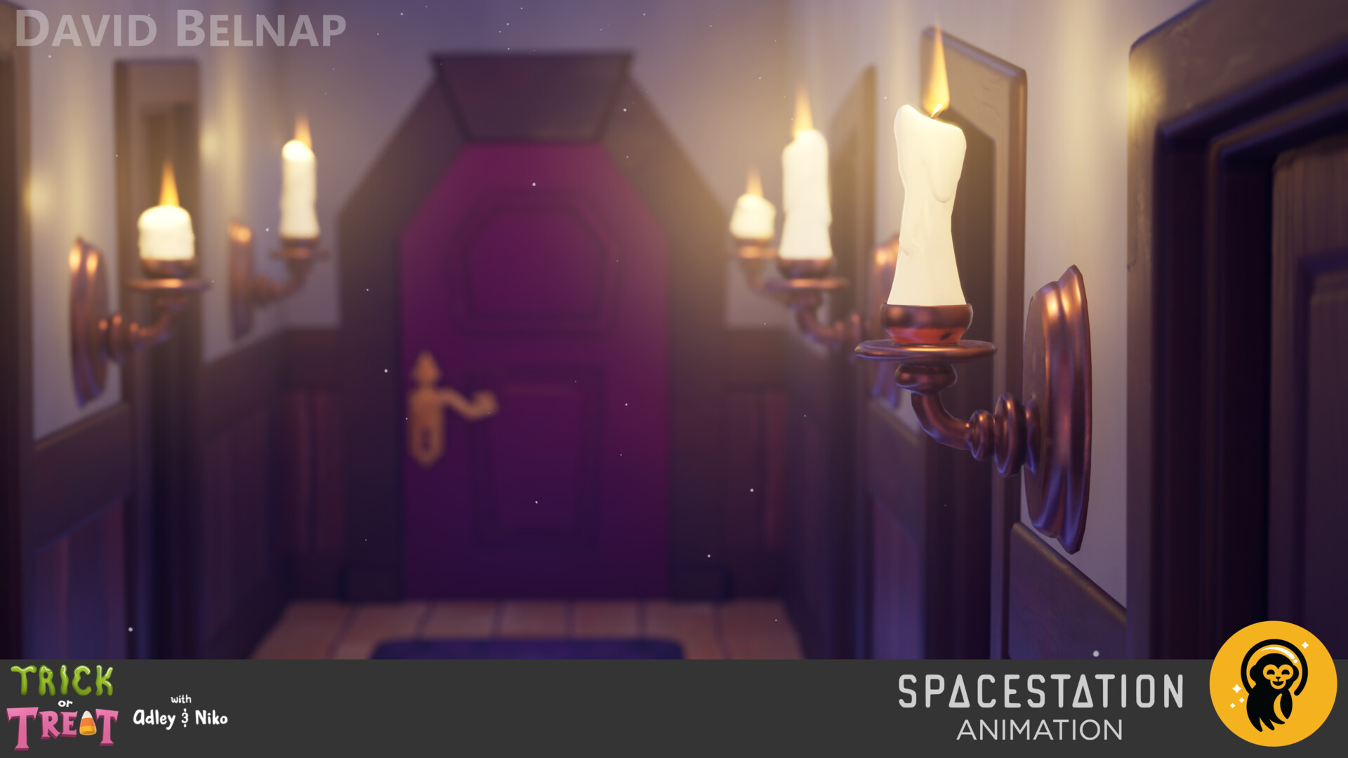 ArtStation - Haunted House Atrium Environment