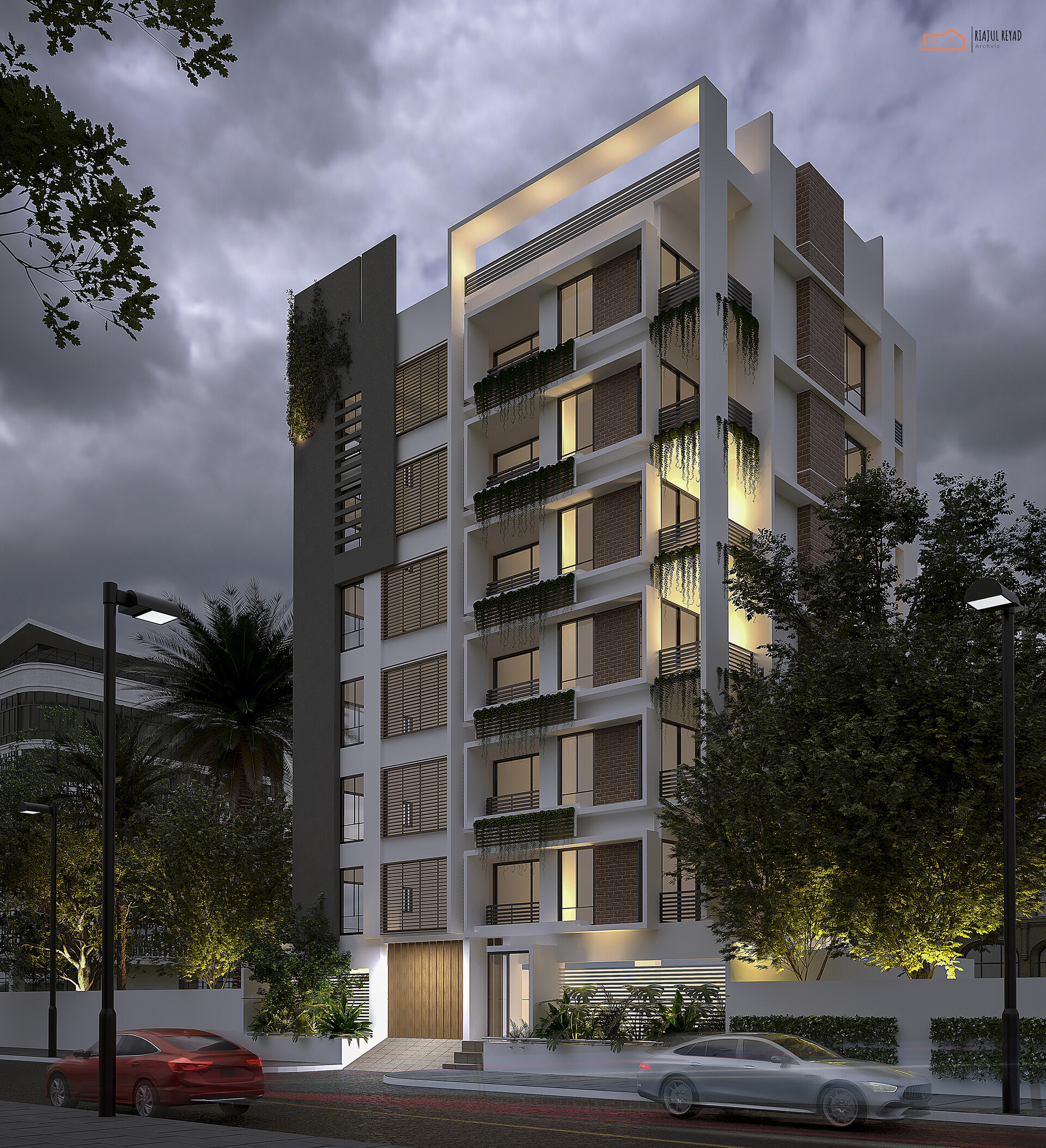 ArtStation - 6 Storied Building visualization