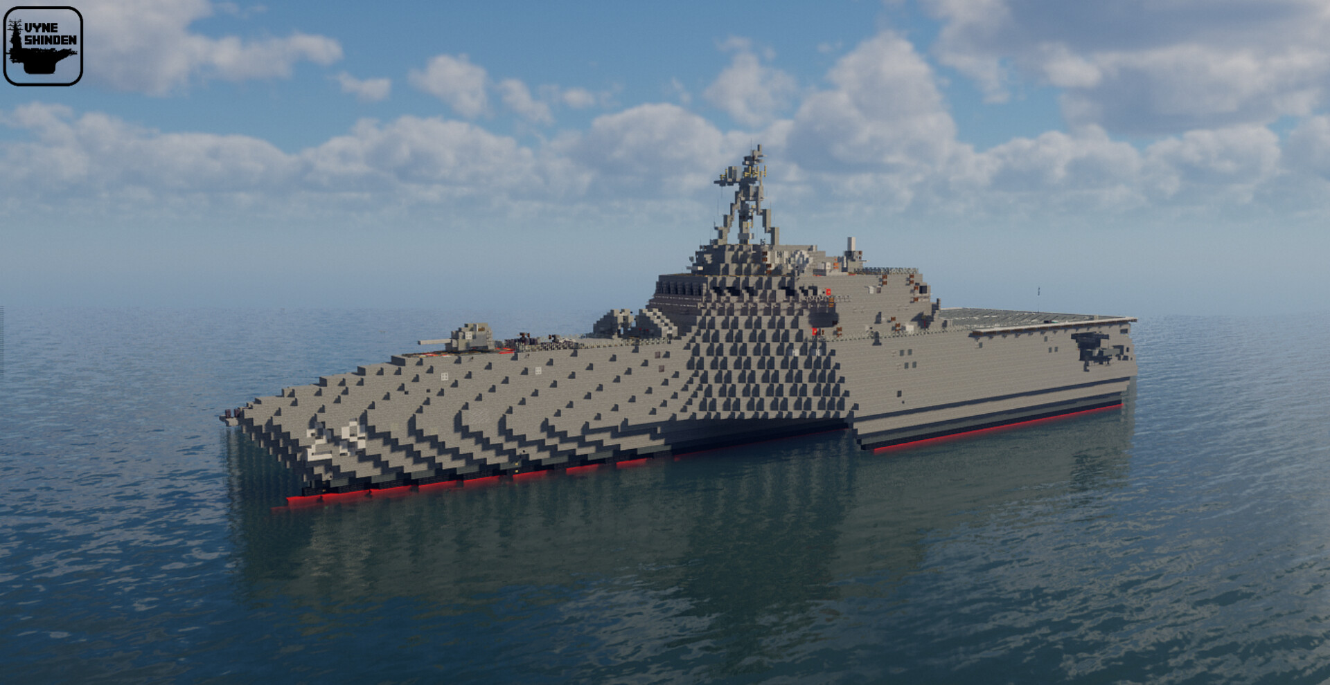 ArtStation - USS SAVANNAH LCS-28 In Minecraft