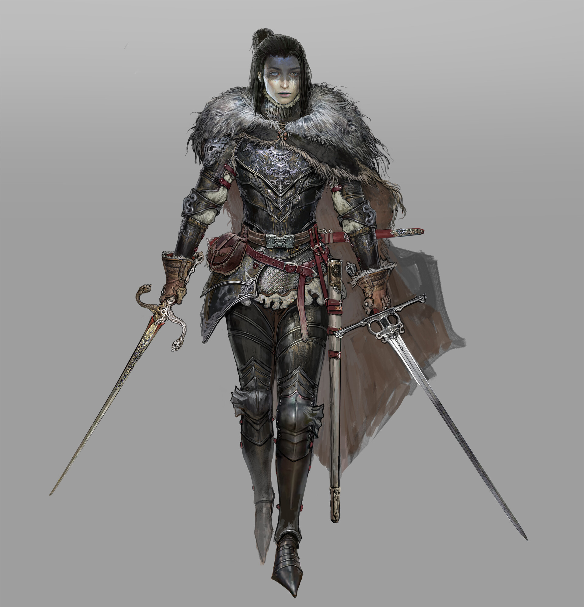 ArtStation - Vengeful Fighter Commission