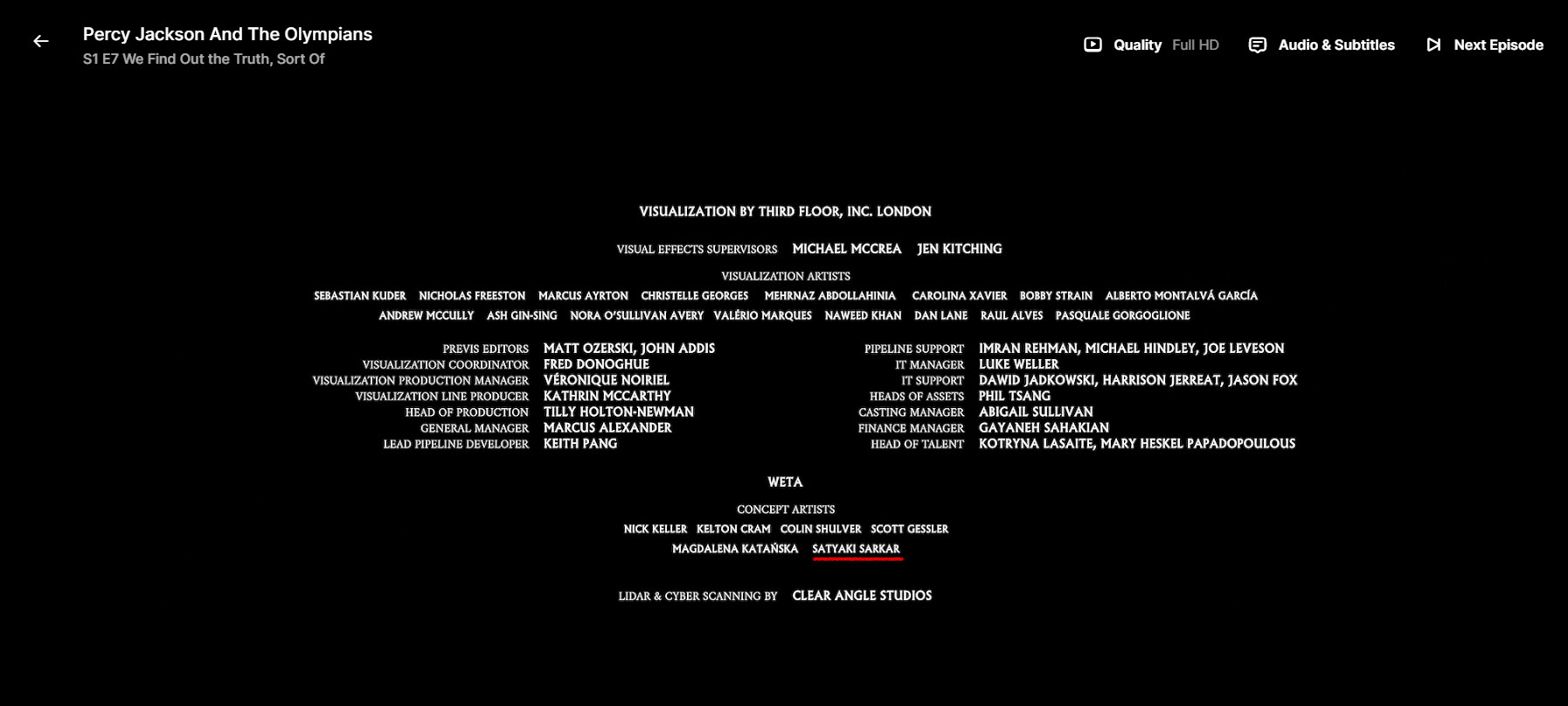 Satyaki Sarkar - Percy Jackson and the Olympians - Cerberus