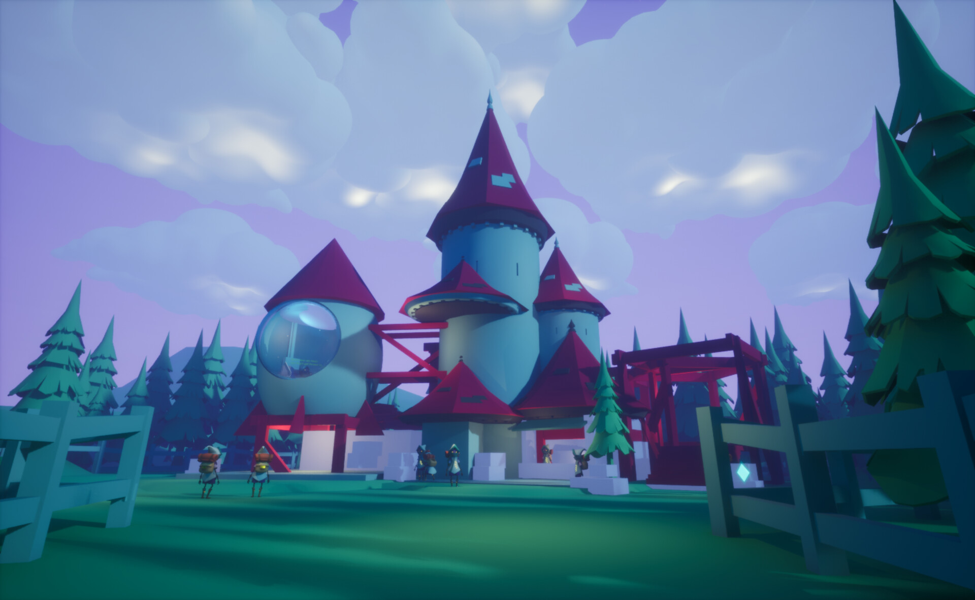 ArtStation - Sky Festival rocket station