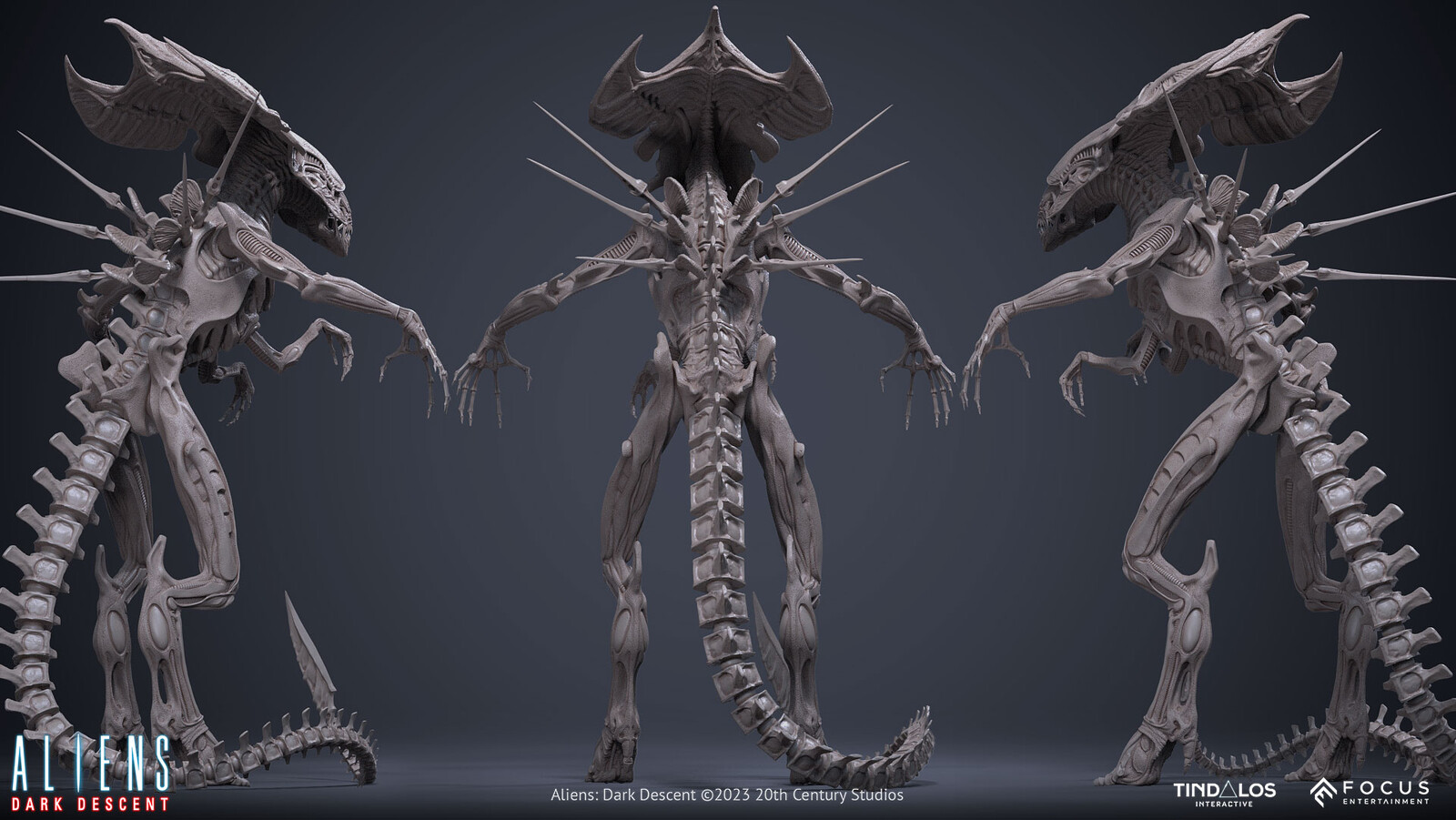 Tamás Kerti - alien queen ( Aliens: Dark Descent )