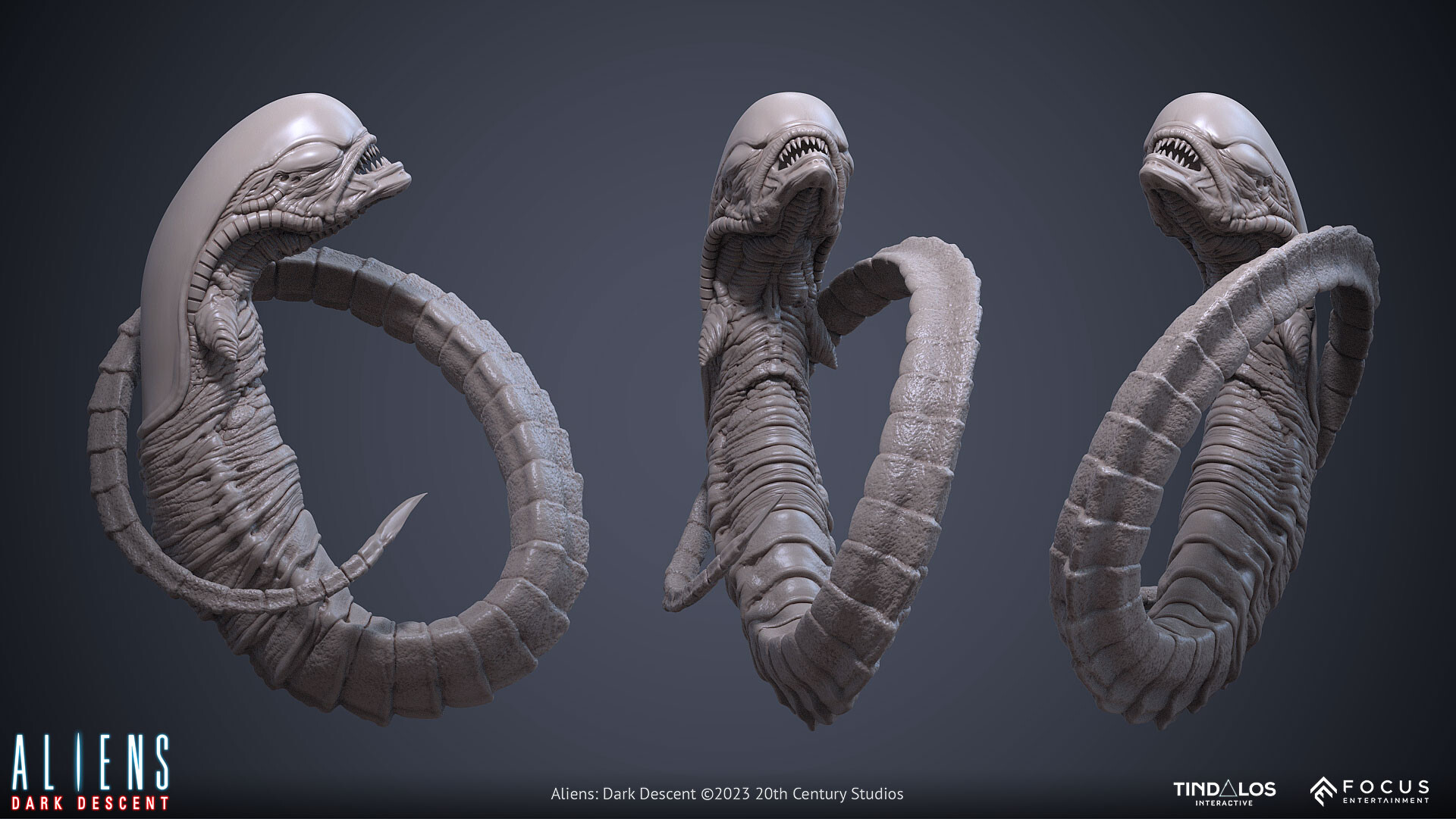 Tamás Kerti - alien chestburster ( Aliens: Dark Descent )