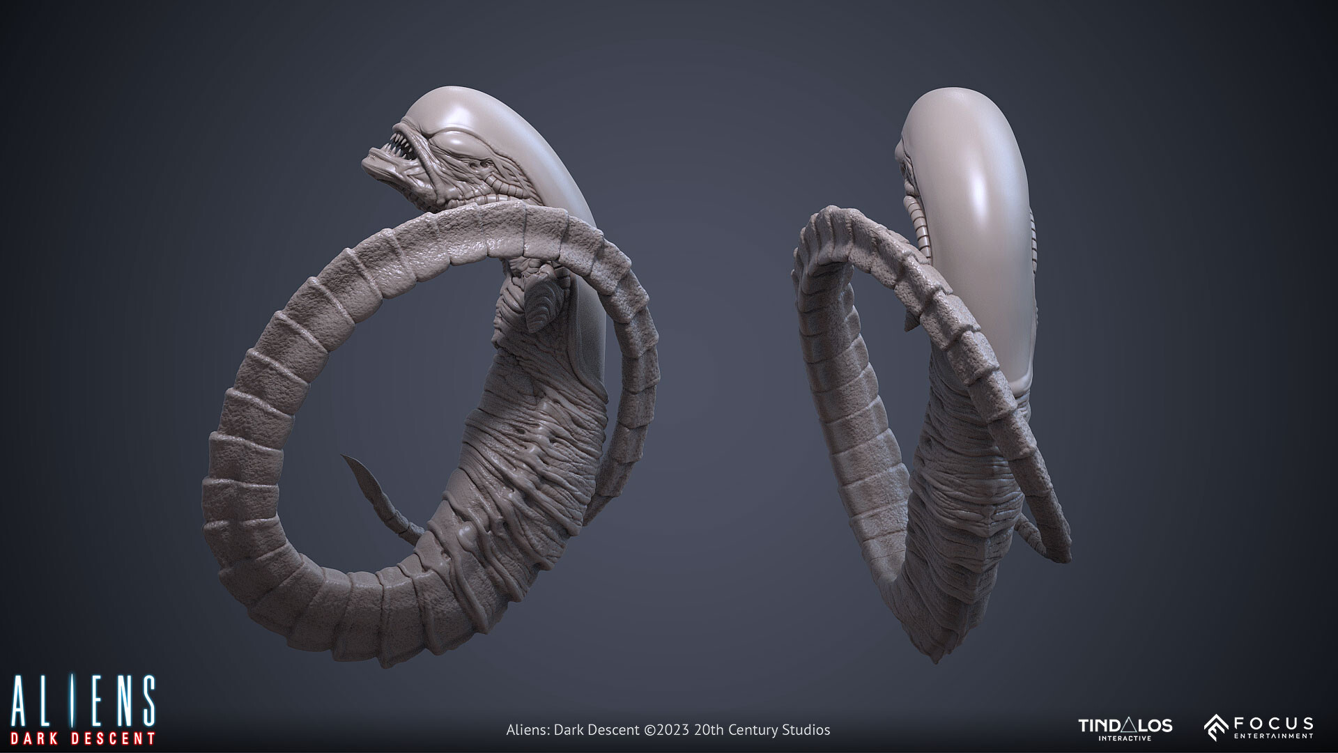 Tamás Kerti - alien chestburster ( Aliens: Dark Descent )