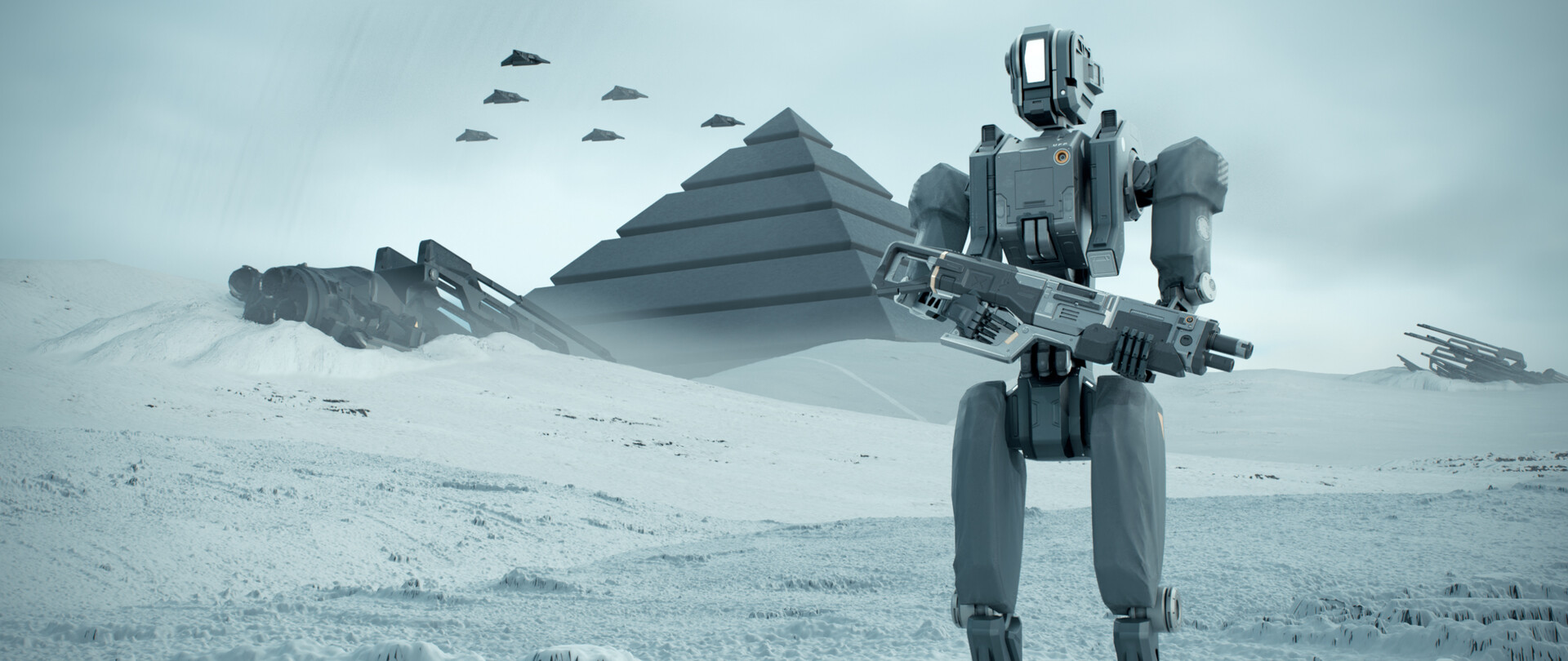 ArtStation - BOREANTECH Military Bot