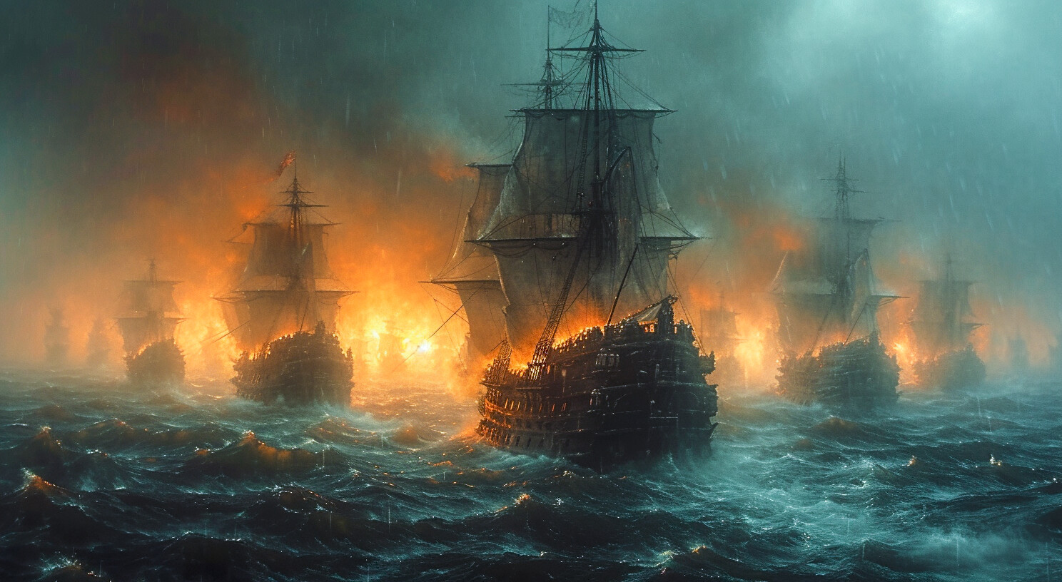 ArtStation - Naval Combat