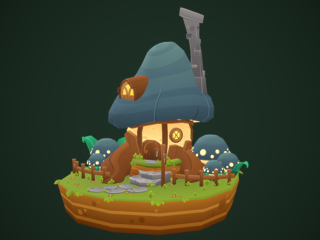 ArtStation - Mushroom House