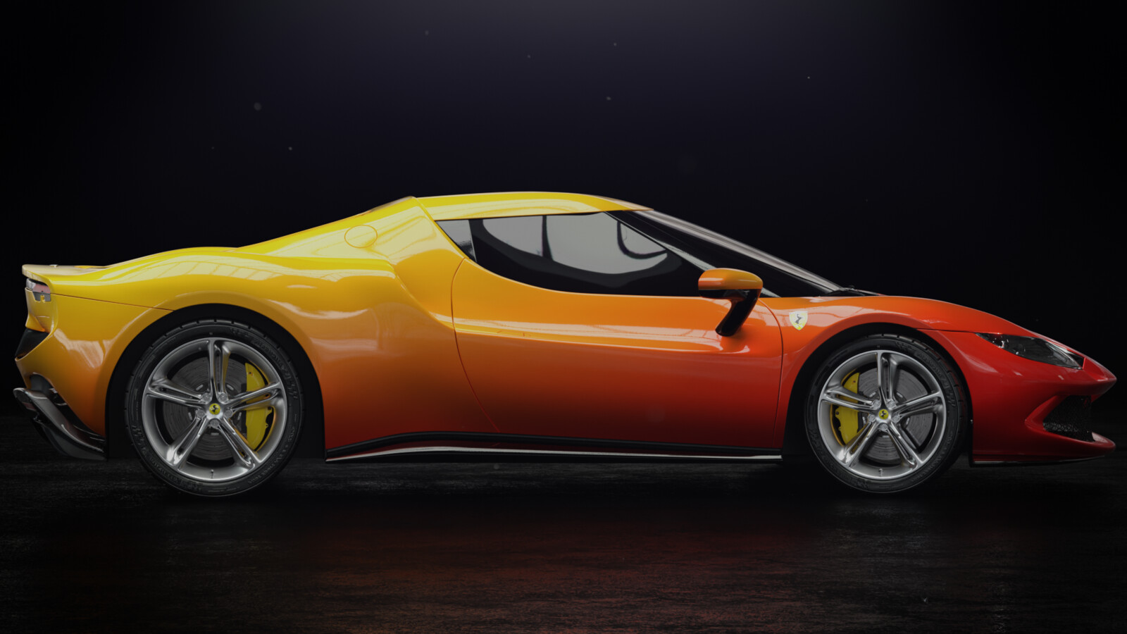 Julian Weiß - Ferrari 296 GTB - Hardsurface Modelling Practice