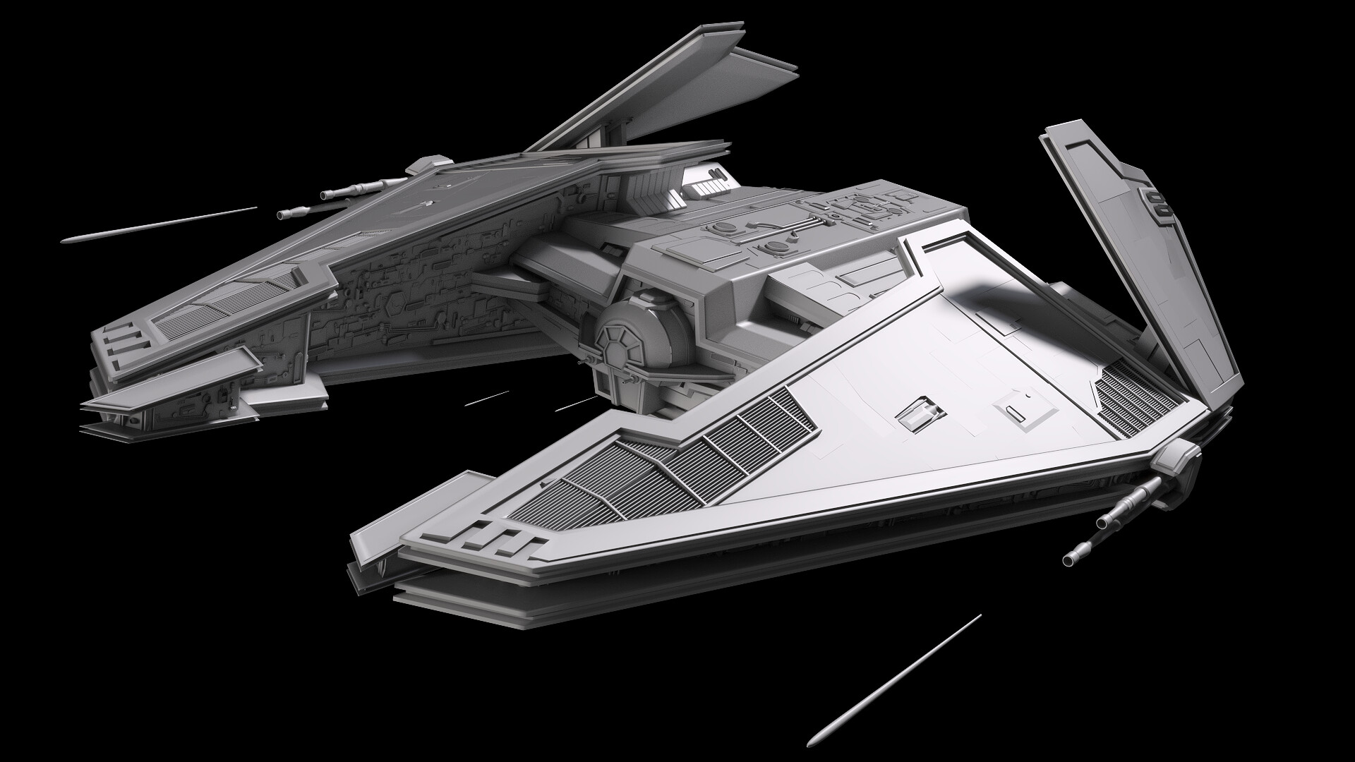 ArtStation - exercise: Fury-class Imperial Interceptor