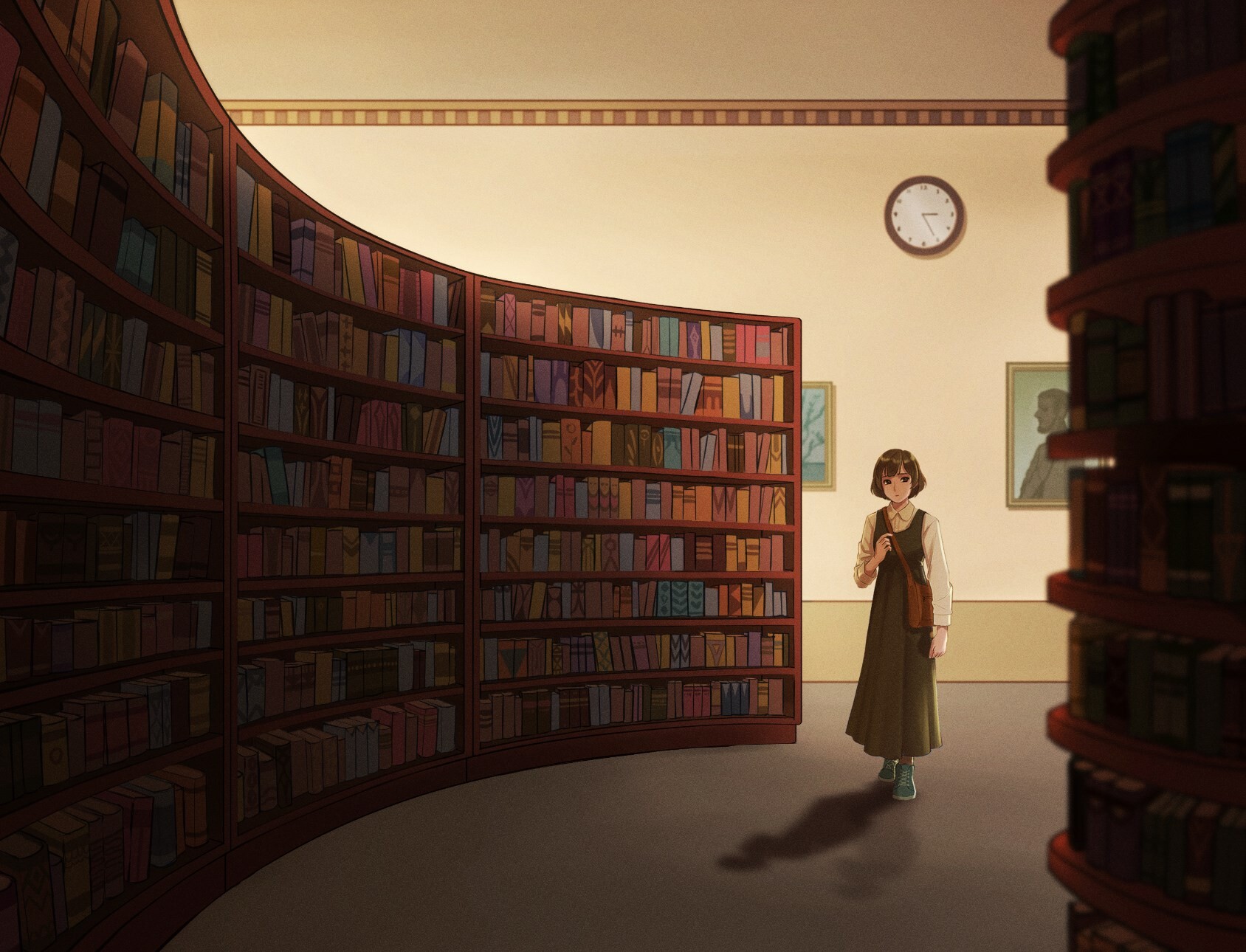 ArtStation - Afternoon Library
