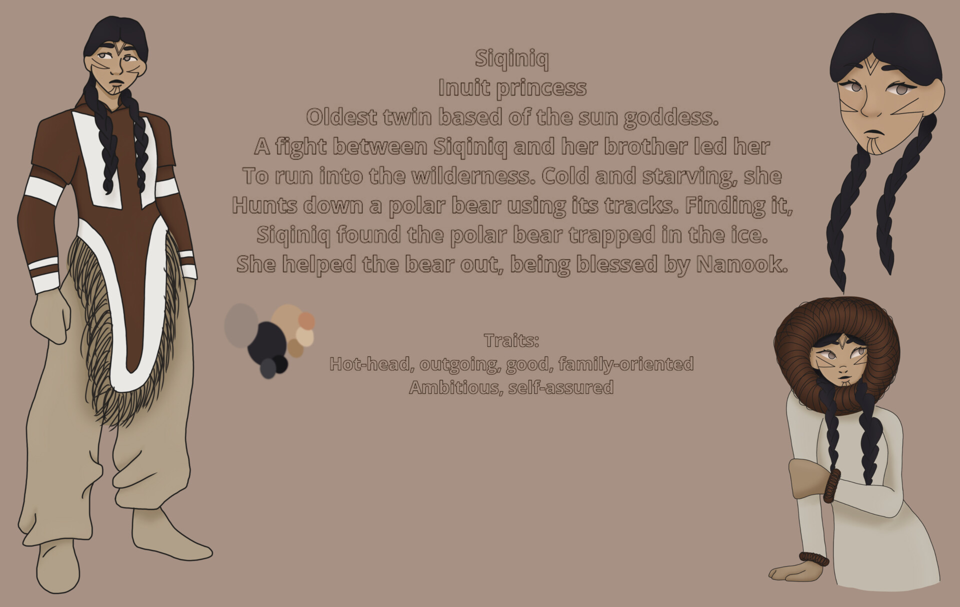 ArtStation - Siqiniq, The Inuit Princess