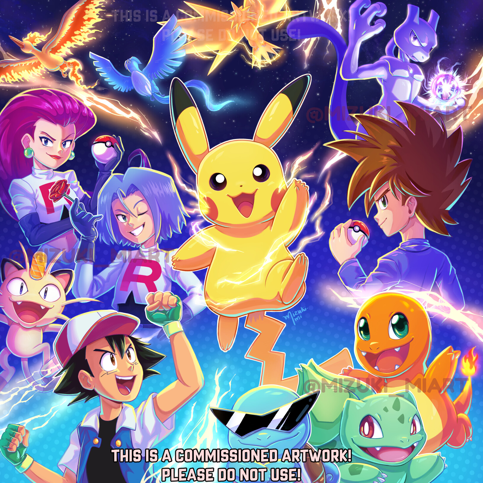 ArtStation - -COMMISSION- Pokemon Yellow