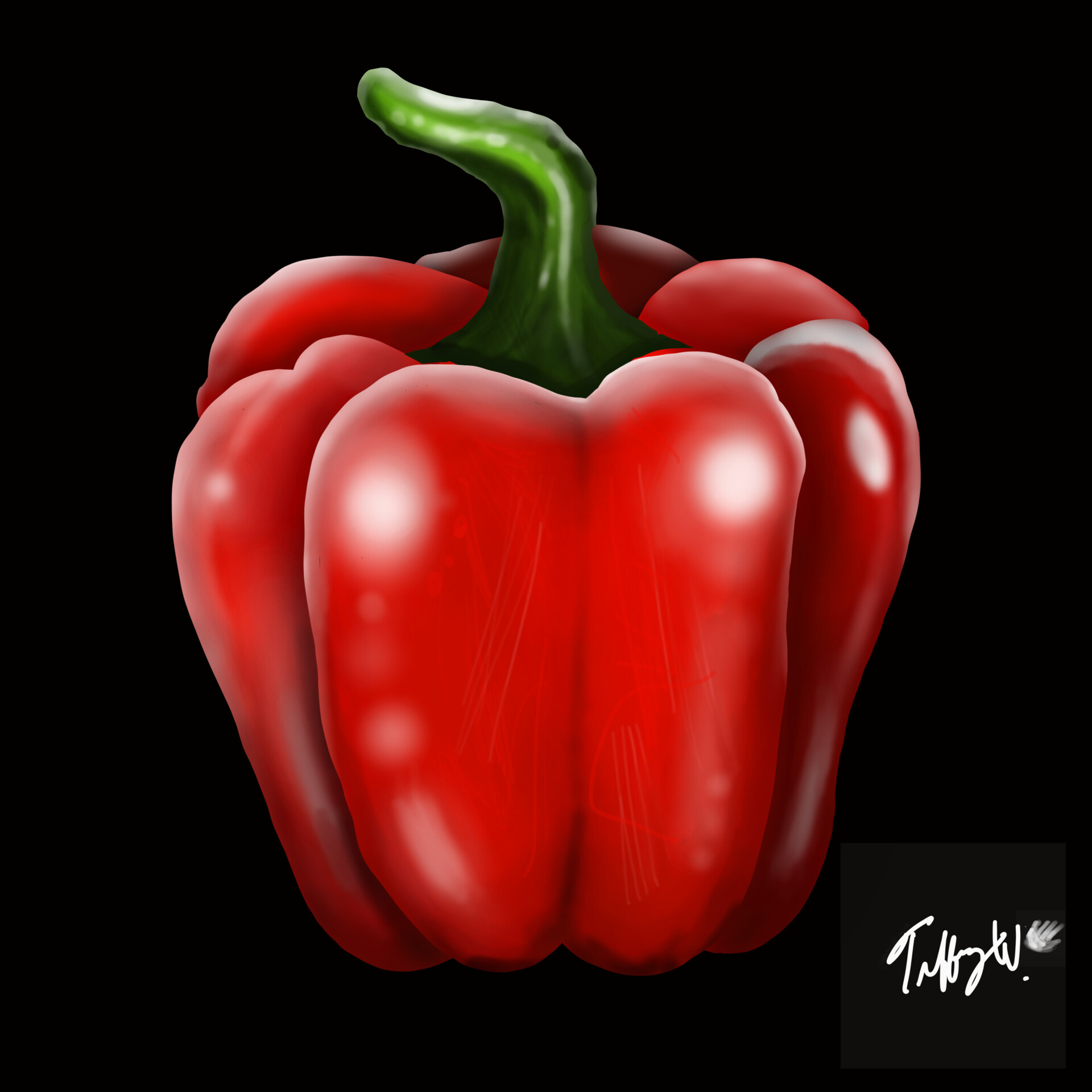 ArtStation - Realistic Red Pepper (February 20th, 2023)