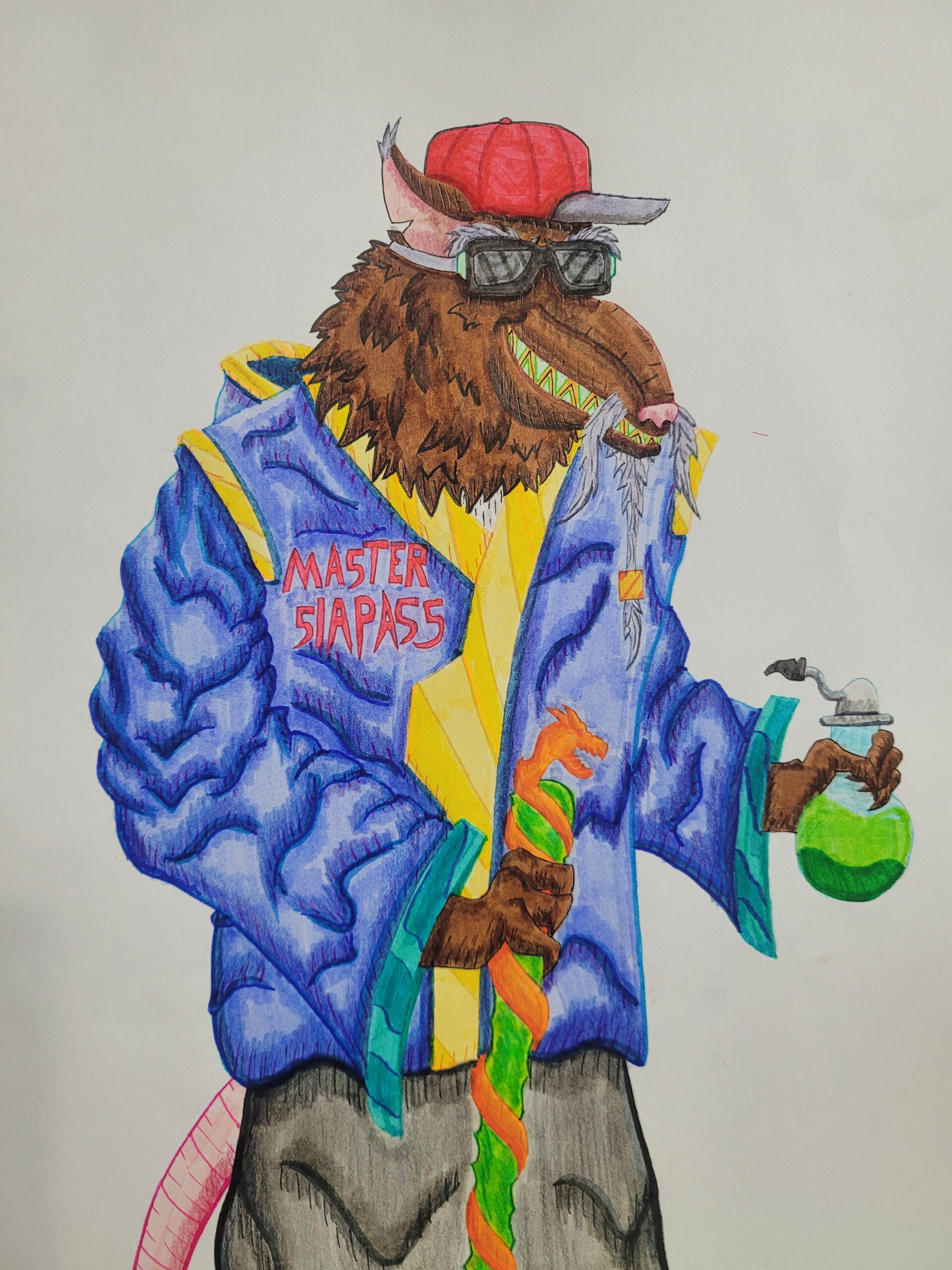 ArtStation - Master splinter as rapper