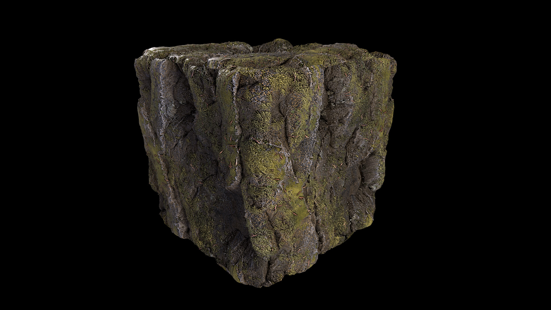 ArtStation - Substance Designer Cliff & brick wall