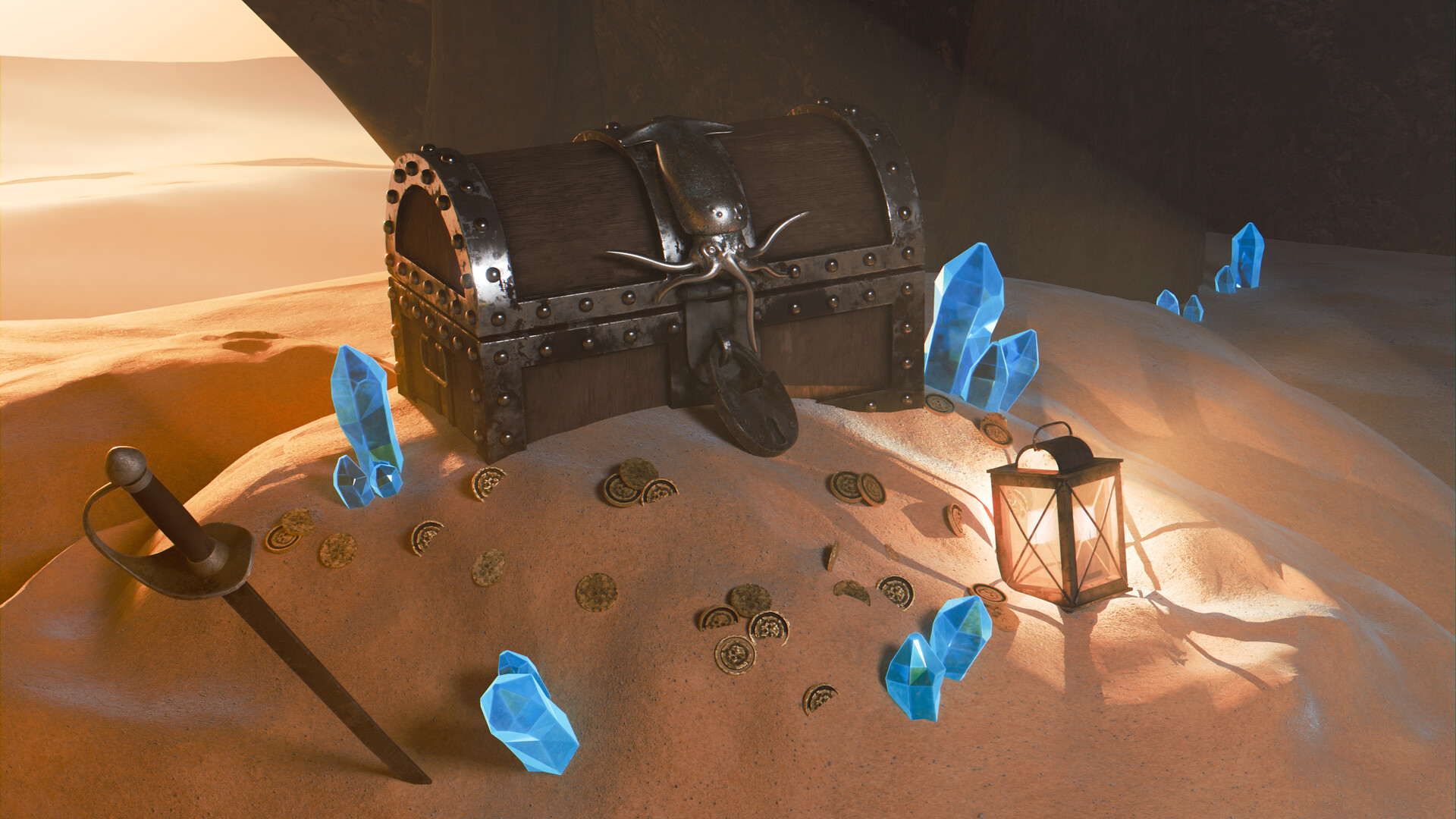 ArtStation - Pirate treasure