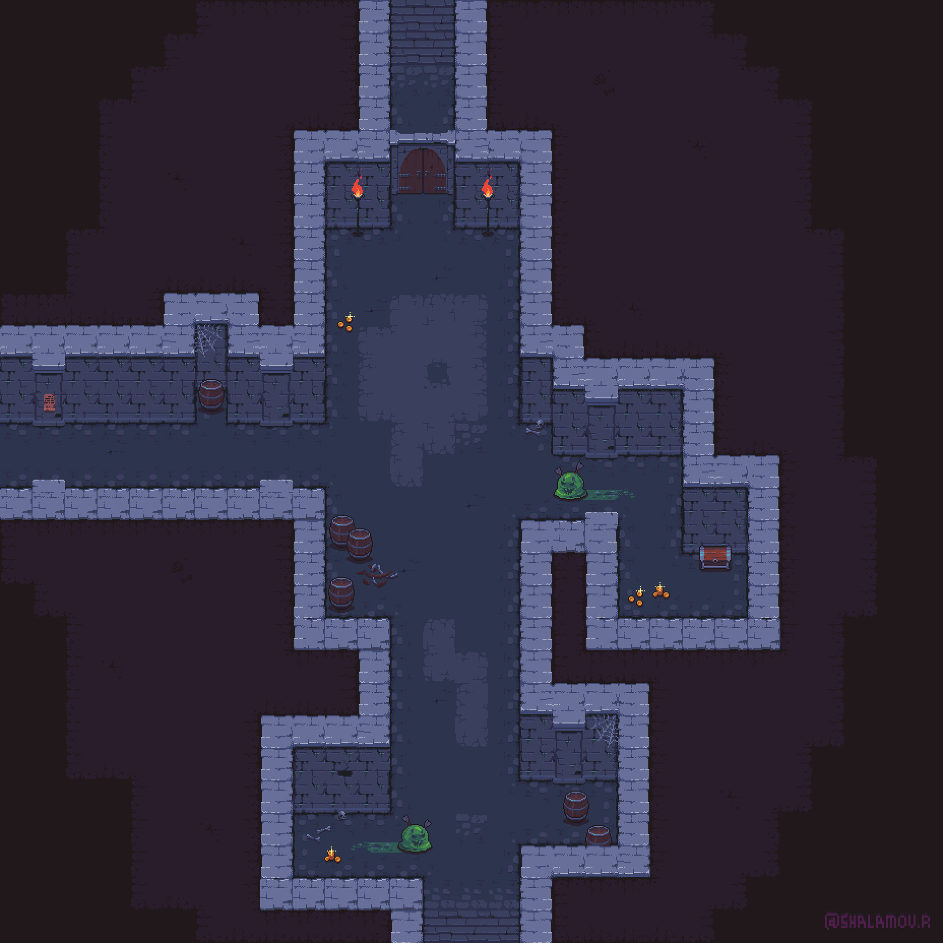 ArtStation - Dungeon tileset