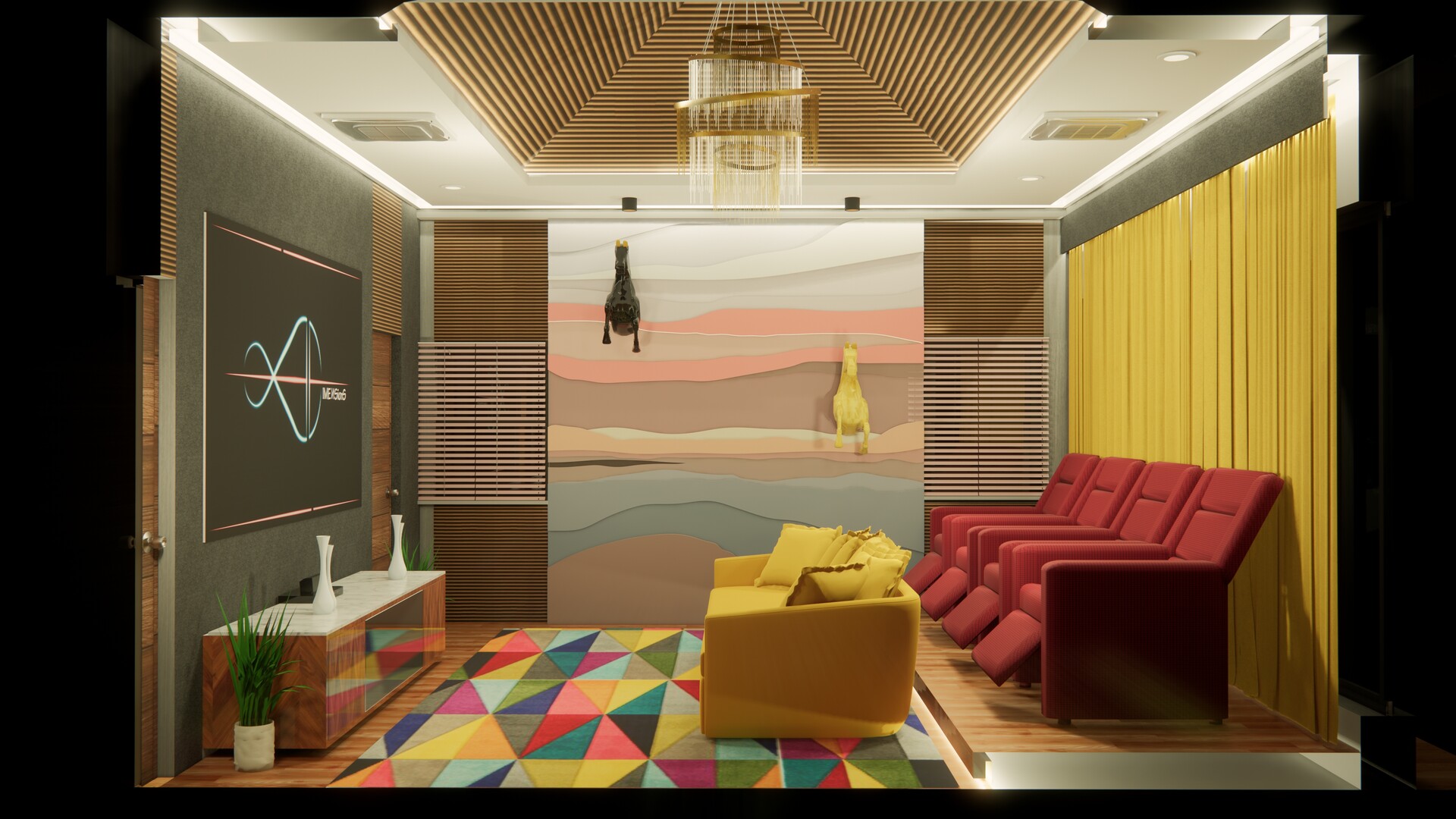 ArtStation - MEDIA ROOM DESIGN