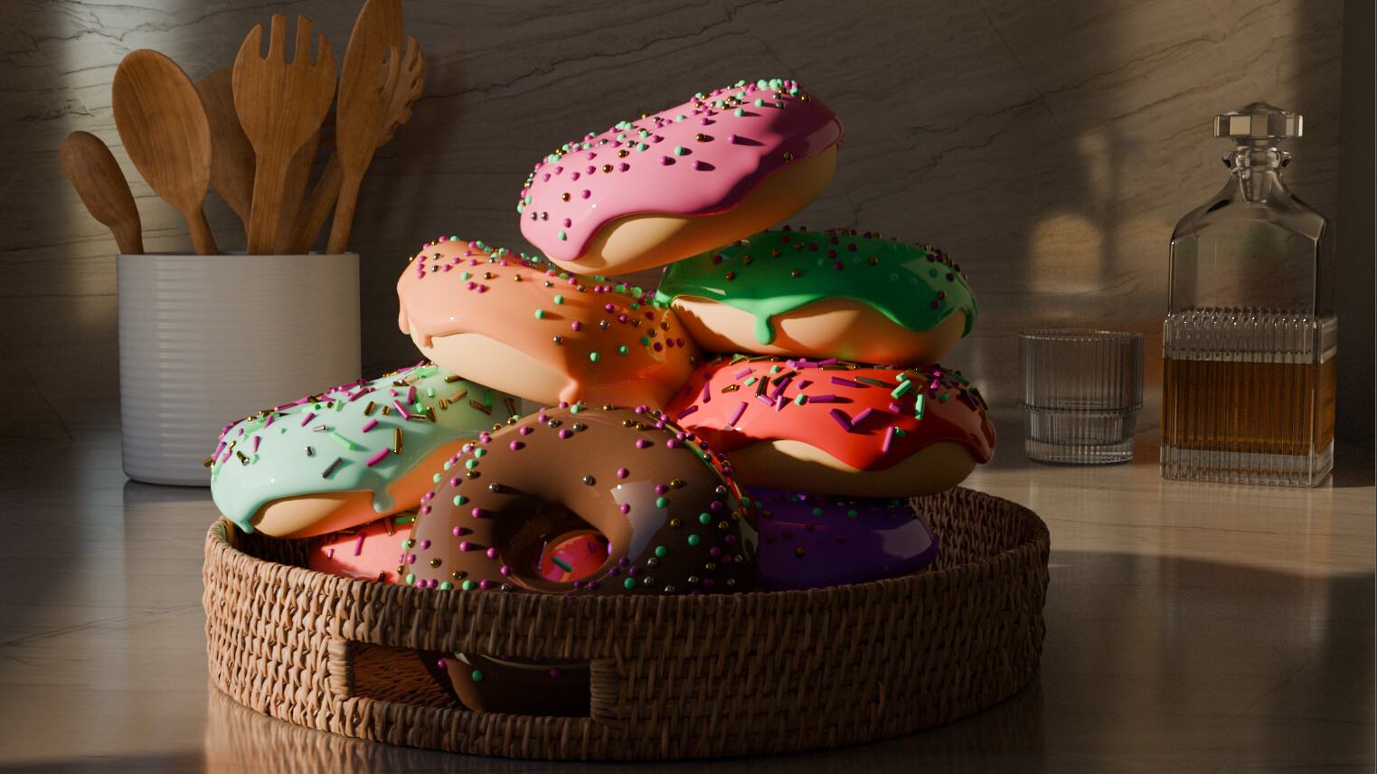 ArtStation - THE Donut Stack