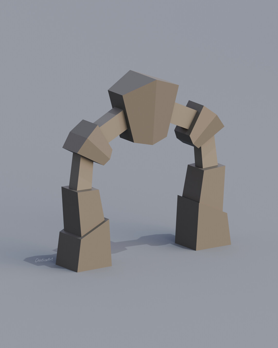 ArtStation - 3D Stone Arch