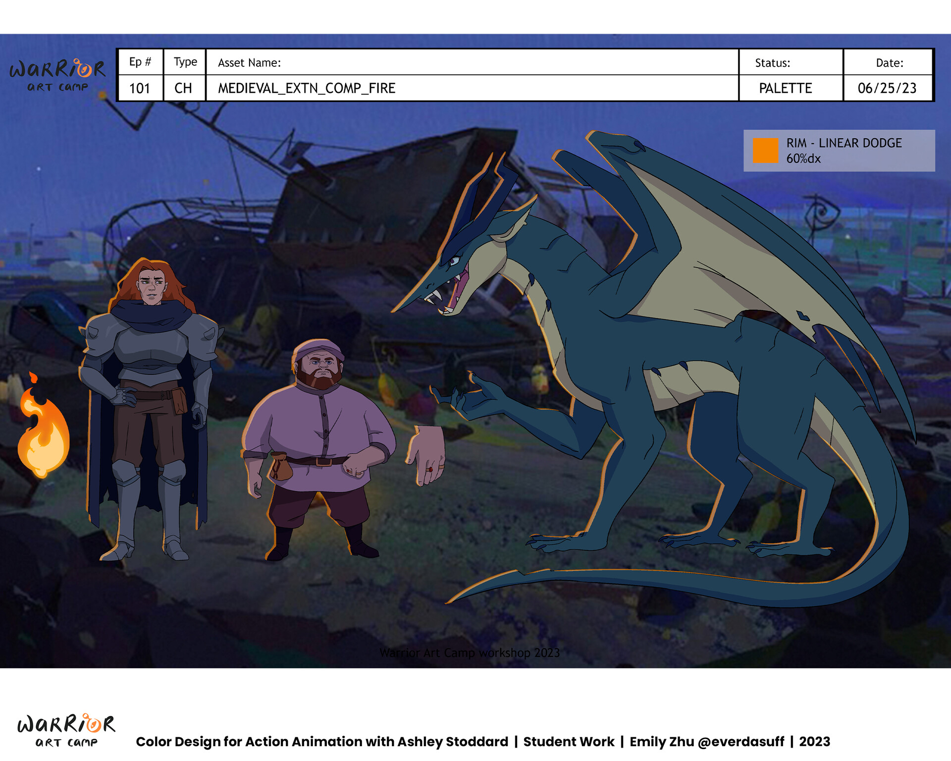 ArtStation - Emily Zhu | Color Design for TV Animation with Ashley ...