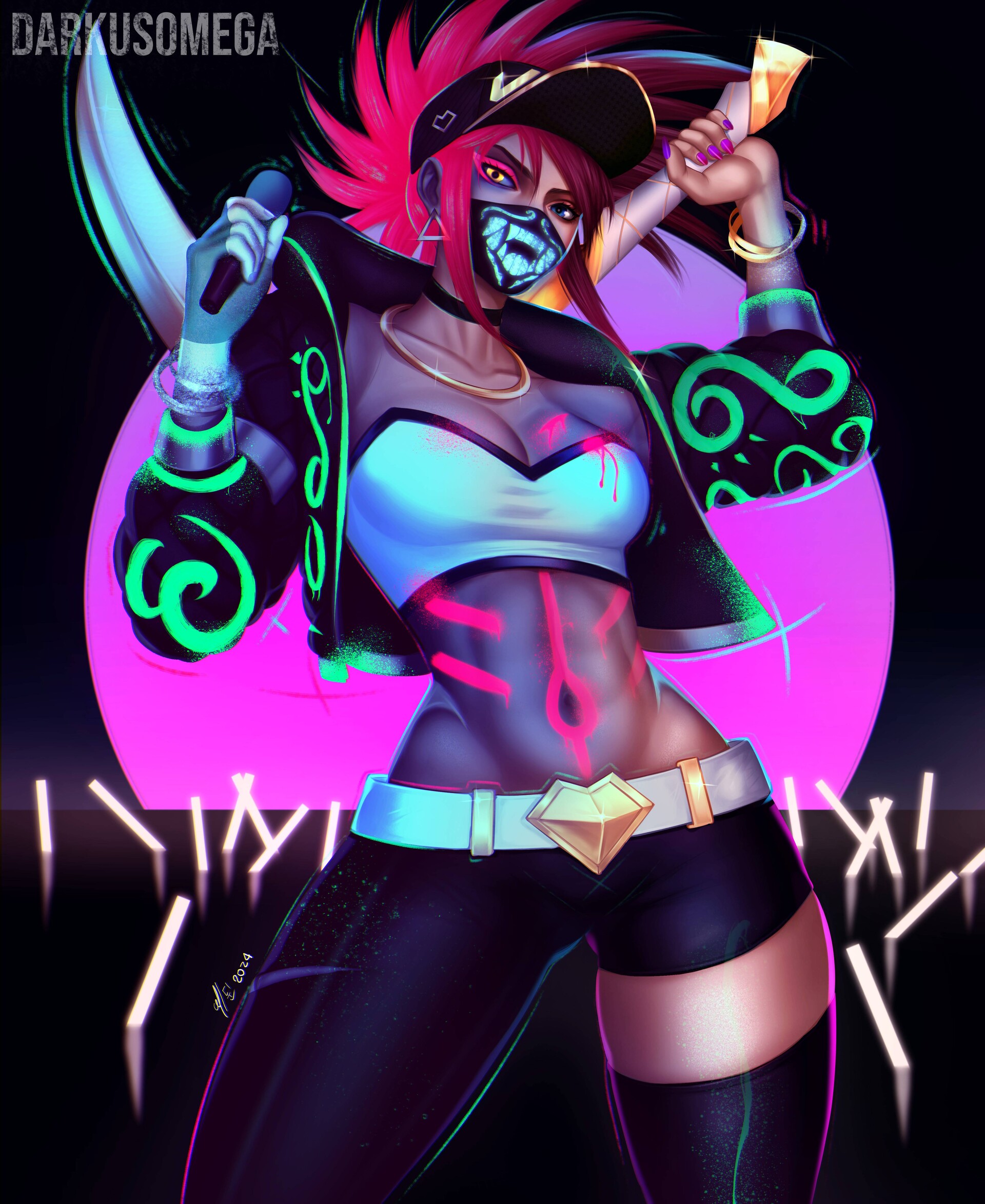 ArtStation - AKALI KDA POPSTAR 2024